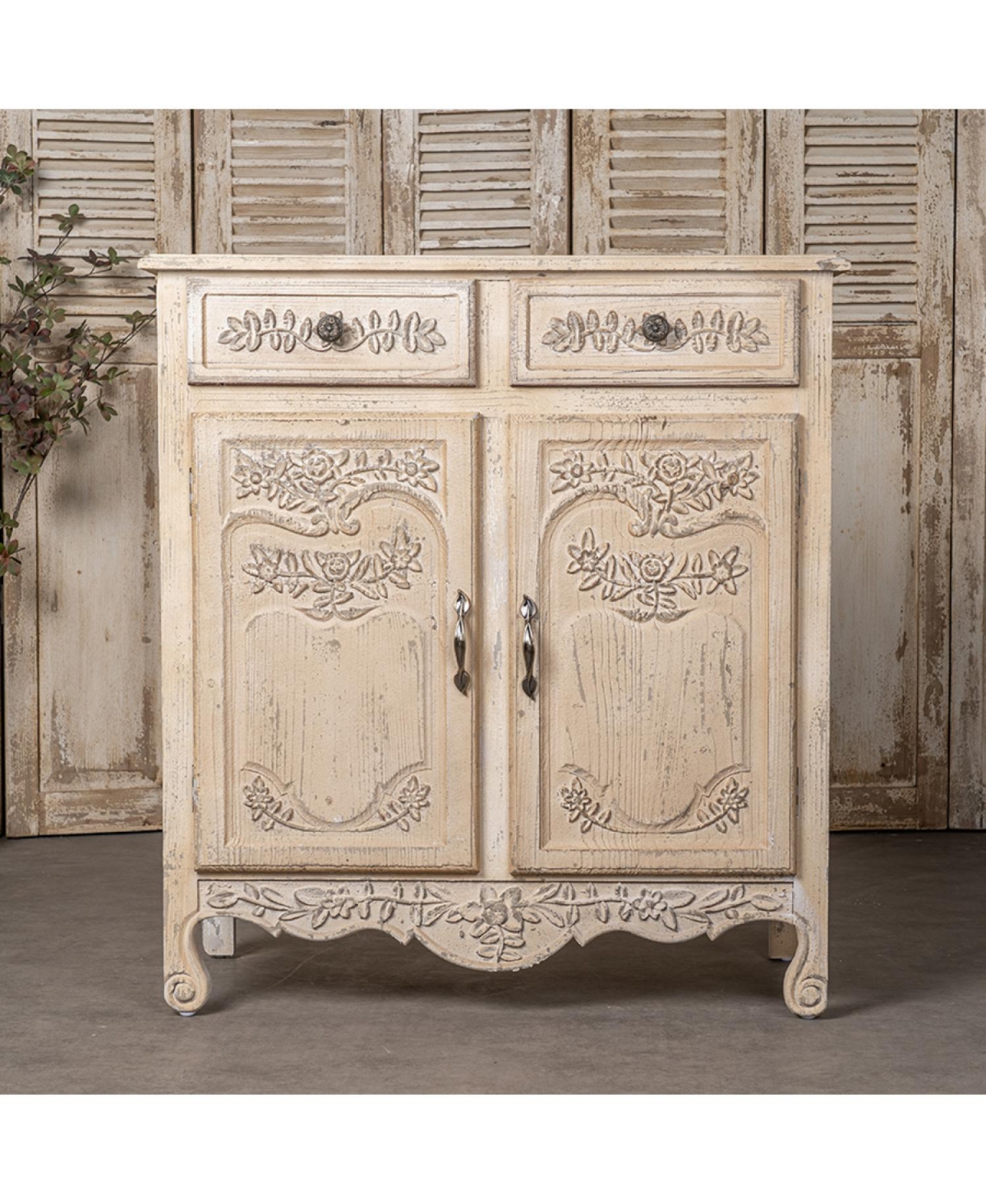 Click here for Streamdale Carved Wooden Cabinet  Vintage Home Dec... prices