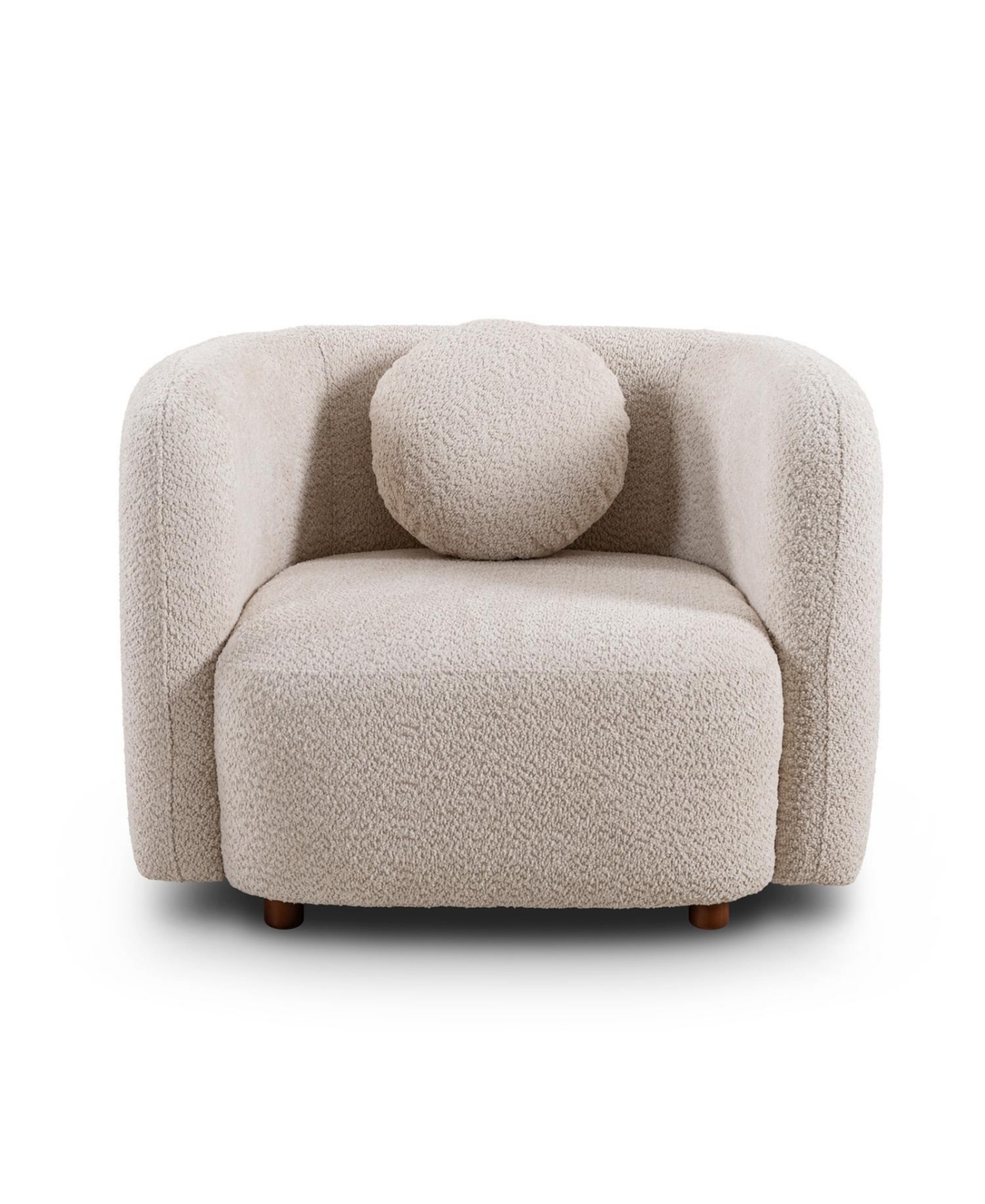 Click here for Streamdale Japandi Style Boucle Sofa Chair for Liv... prices