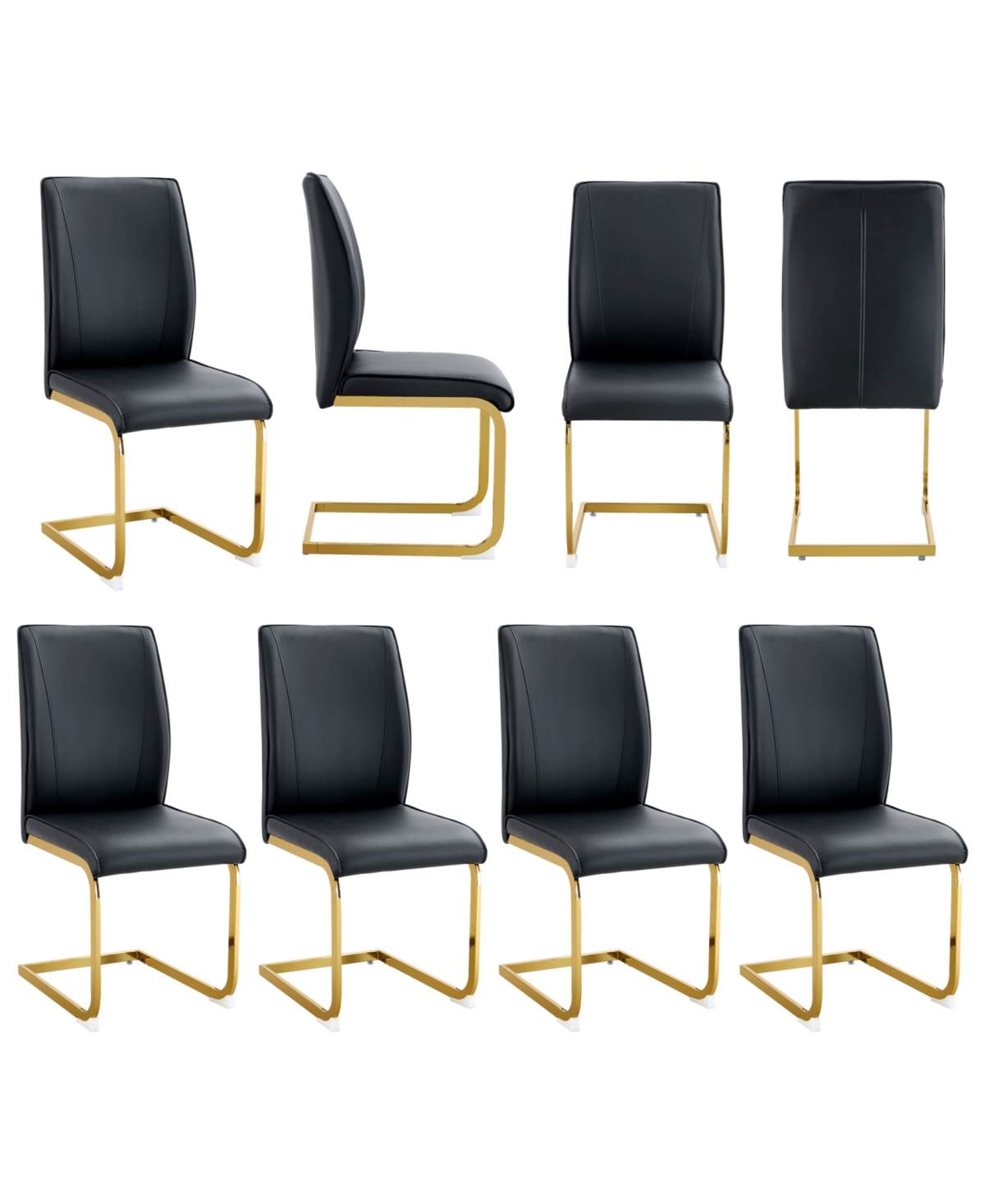 Click here for Streamdale Elegant Arch Dining Chairs (Set of 8) -... prices