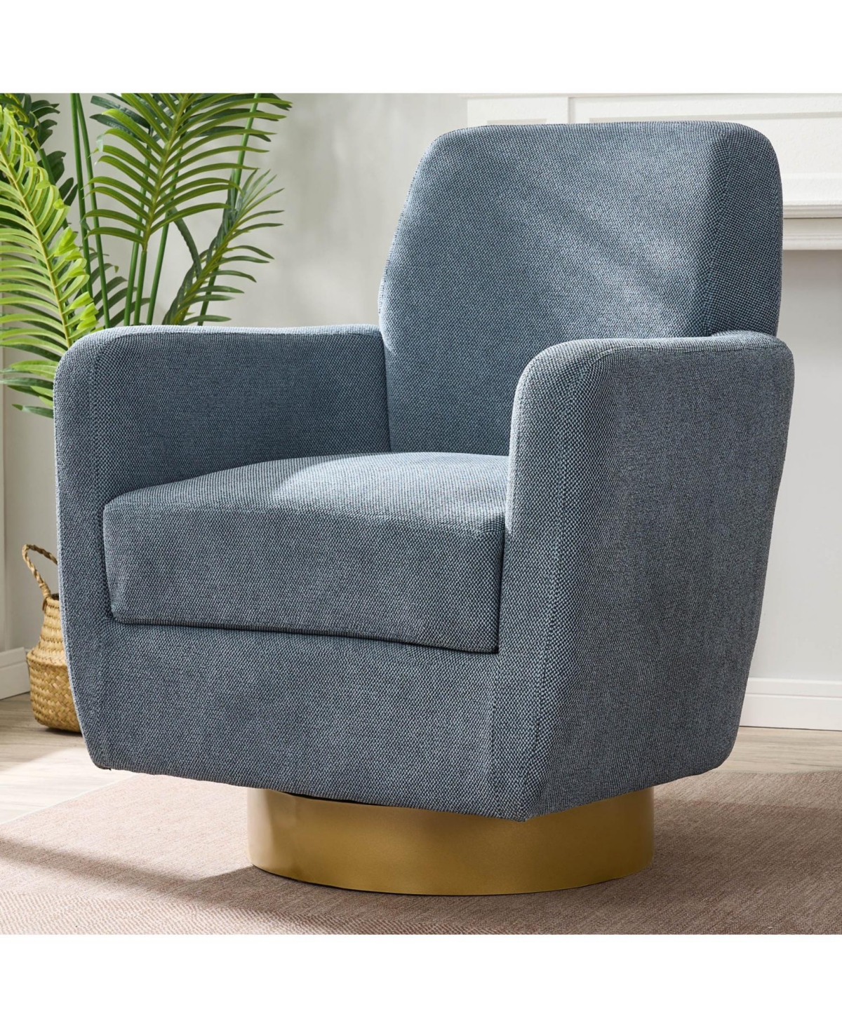 Click here for Streamdale 360 Rotating Sofa Armchair Blue - Blue prices
