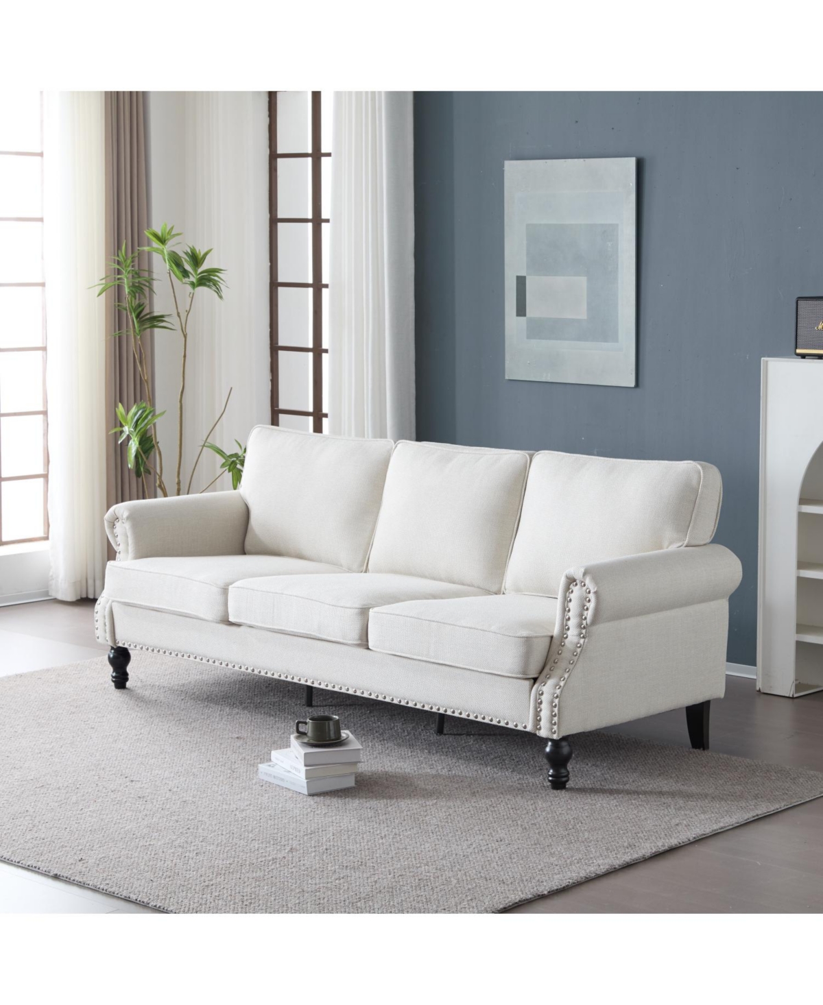 Click here for Streamdale 83" Nailhead Trim Sofa  22" S... prices