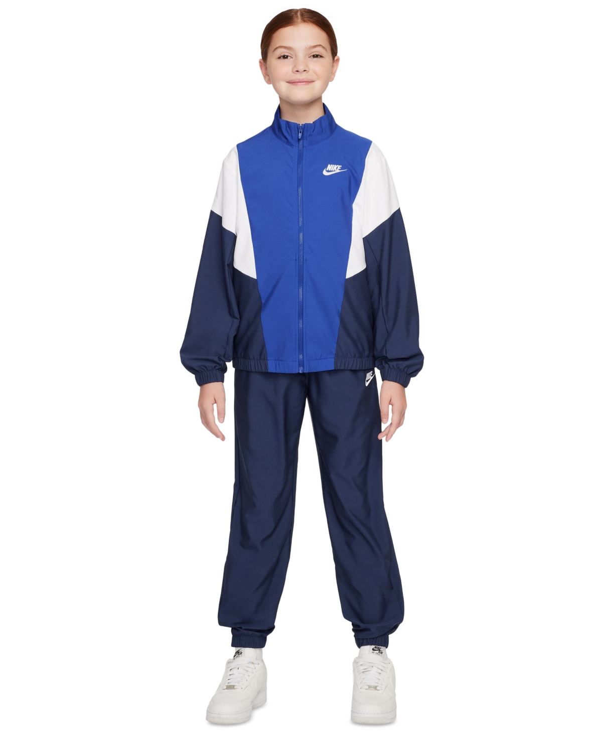 Click here for Nike Sportswear Big Boys Woven Tracksuit - Midnigh... prices