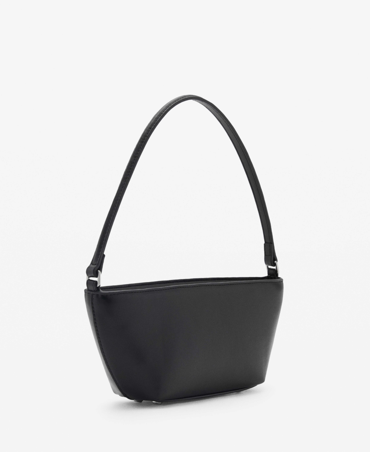 Click here for Mango Womens Oval Shoulder Bag - Black prices