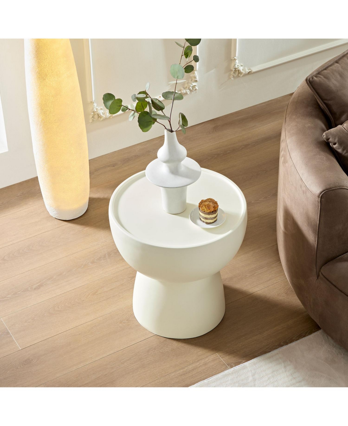 Click here for 19.69Fiberglass Cream Style Coffee Table for Livin... prices