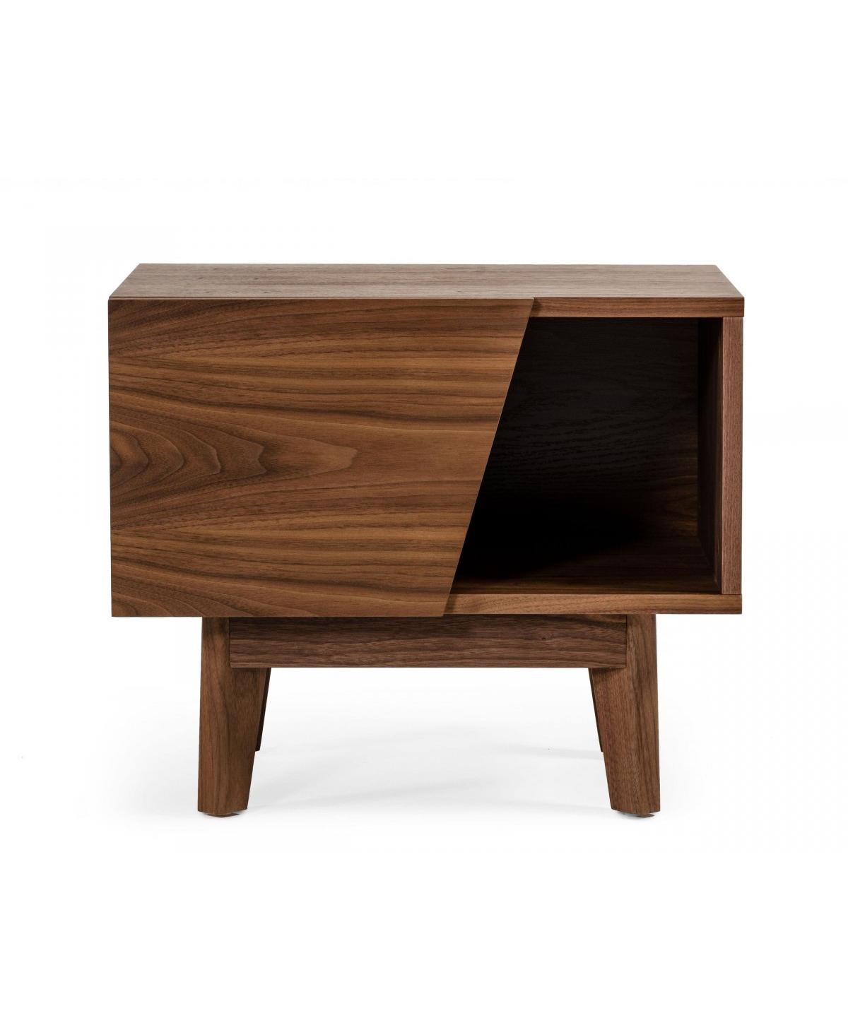 Click here for Mid Century Nightstand with One Drawer and One She... prices