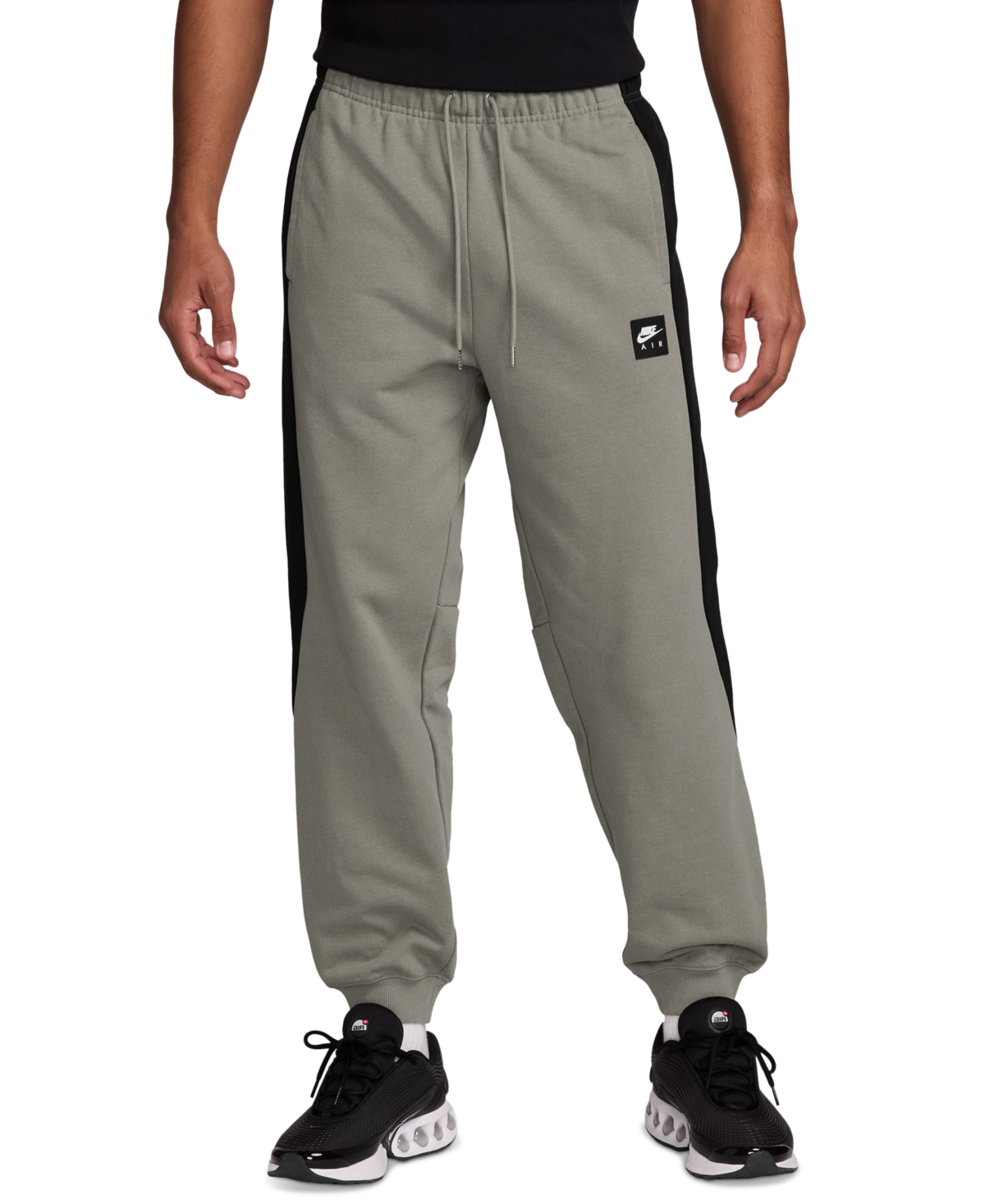 Click here for Nike Mens Air Fleece Joggers - Light Army/Black prices