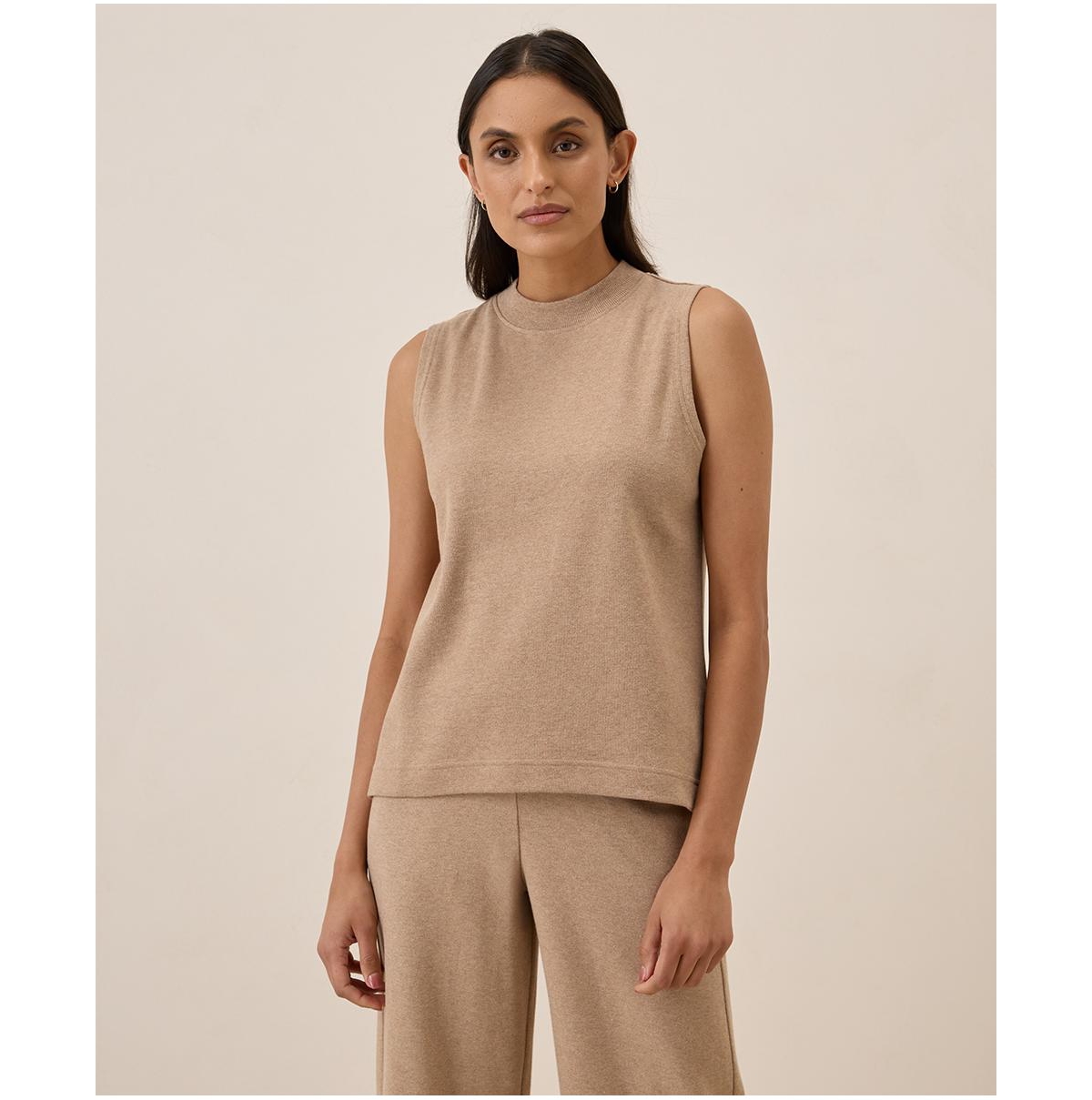 Click here for Pact Womens Organic Cotton Airplane Mock Neck Shel... prices