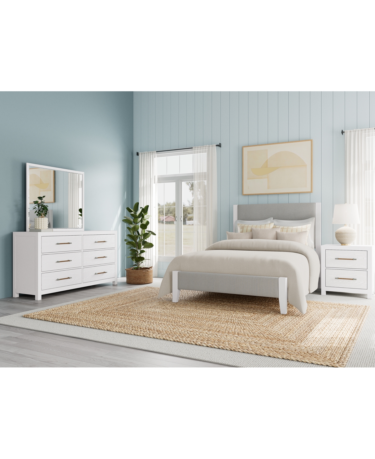 Click here for Catriona 3pc Bedroom Set (Full Upholstered Bed  Dr... prices