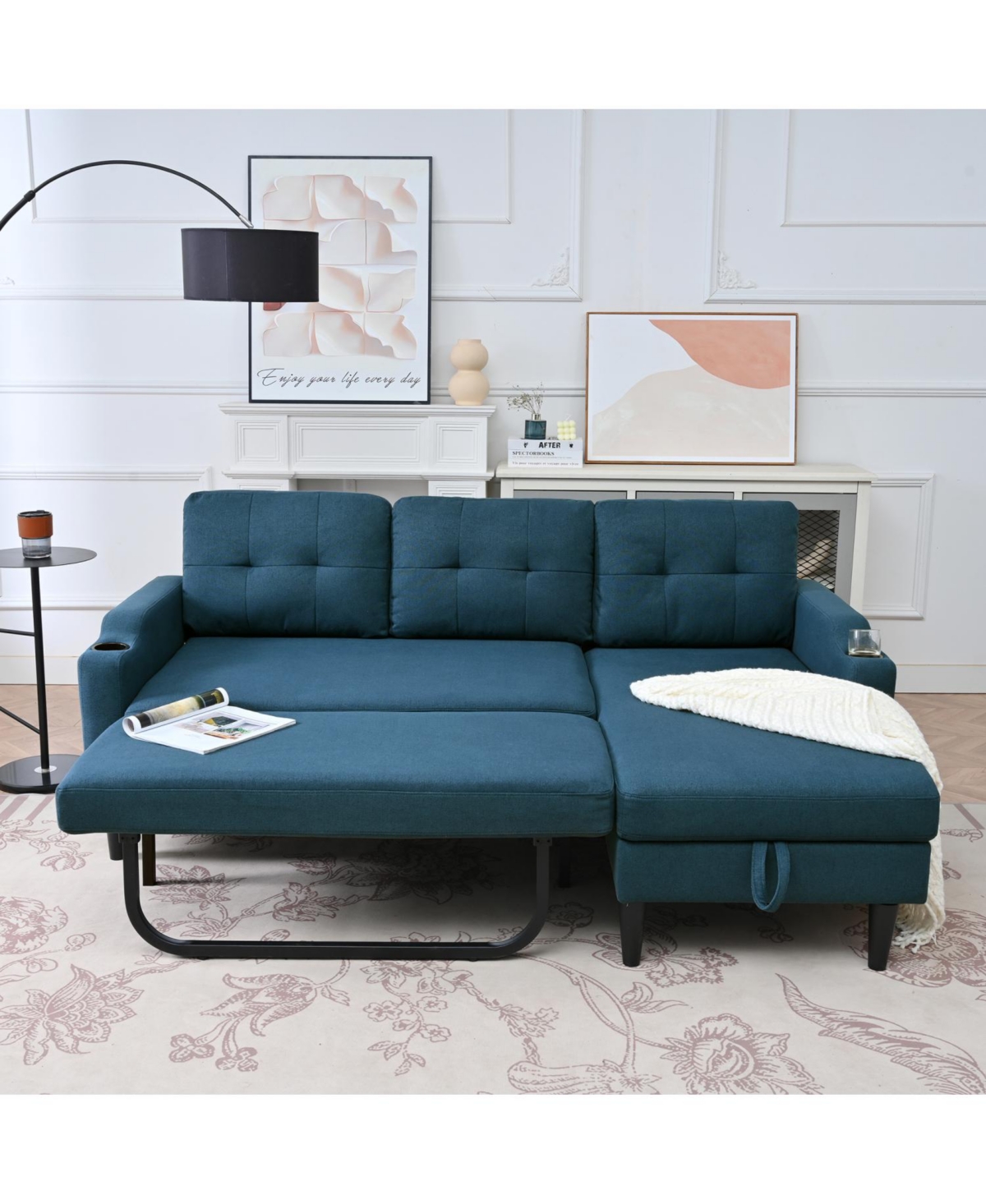 Click here for Streamdale Spacious and Comfortable Modern Sofa wi... prices