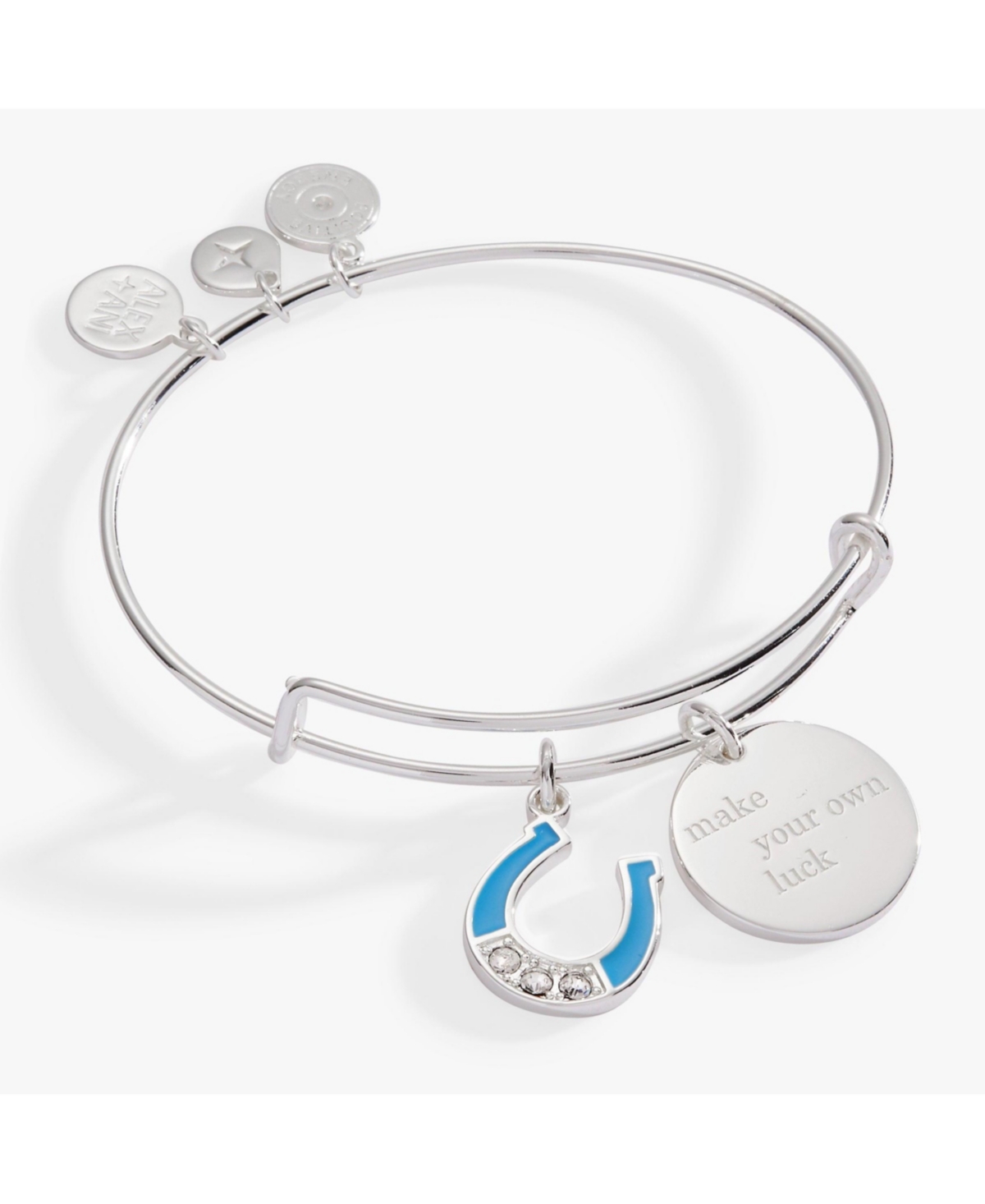Click here for Make Your Own Luck Duo Charm Bangle Bracelet prices