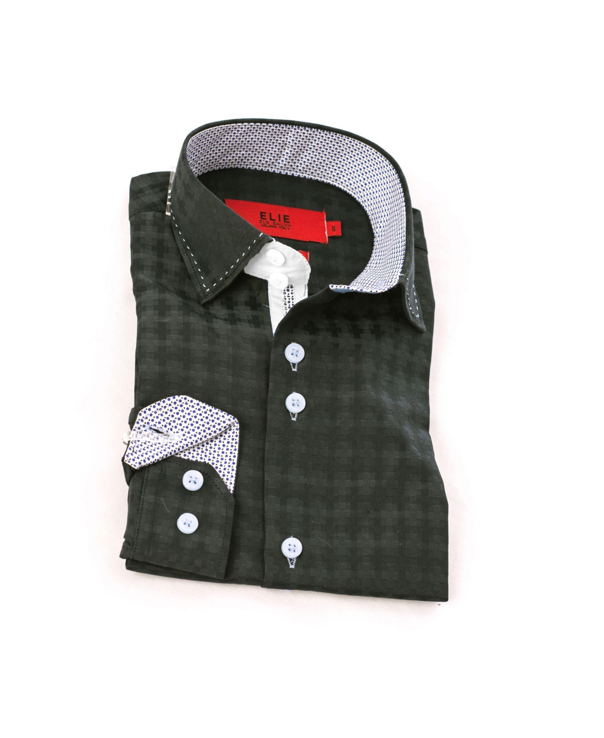Click here for Elie Balleh Little Boys Black Button-Down Slim Fit... prices