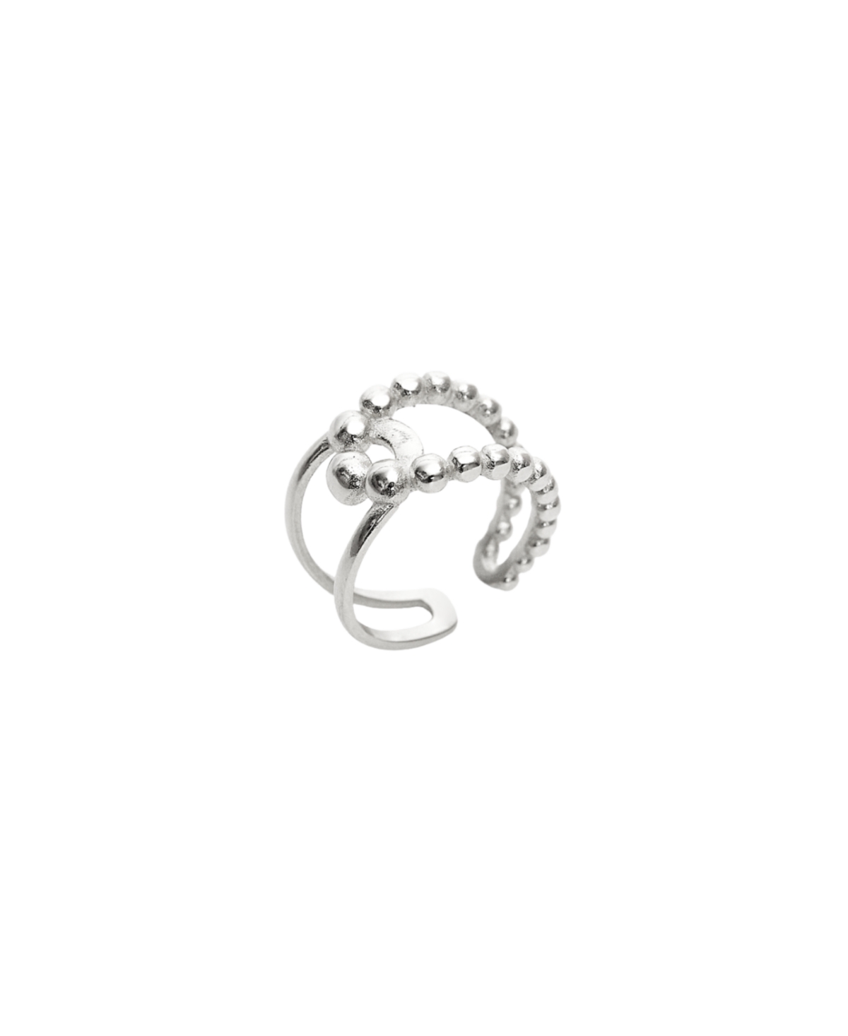 Click here for Spero London Beaded Intercepting Circle Sterling S... prices