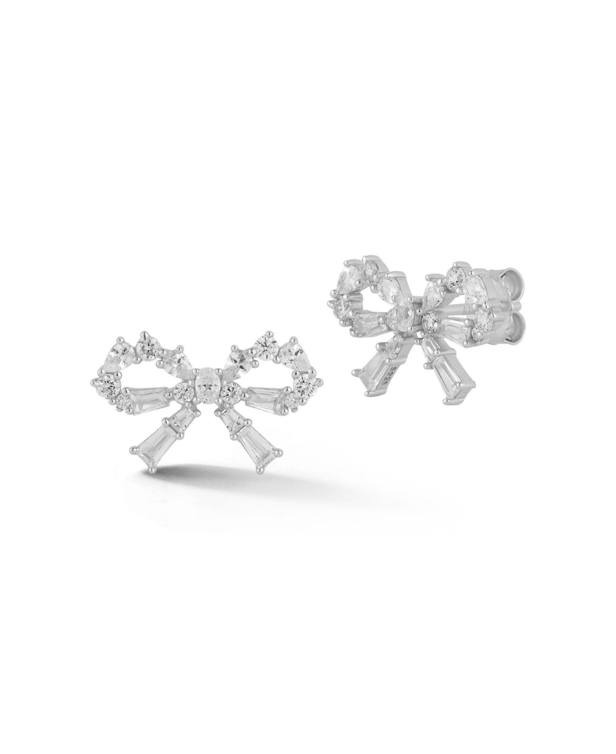 Click here for Rachel Zoe Sterling Silver Bow Studs - Silver prices