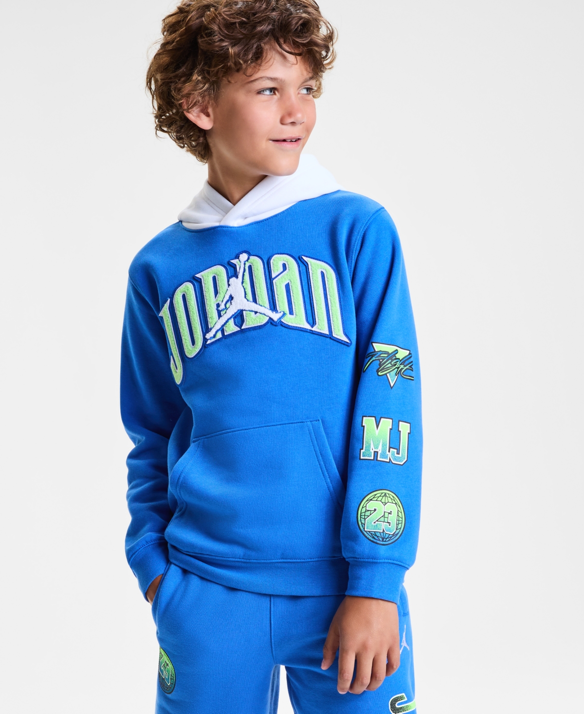 Click here for Jordan Boys 8-20 Gametime Fleece Pullover Hoodie -... prices