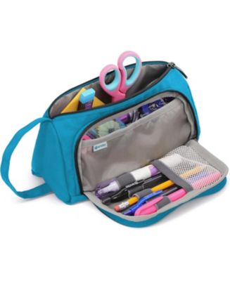 Enday Big Capacity Pencil Case, 3 Compartments Pencil Bags with Zipper ...