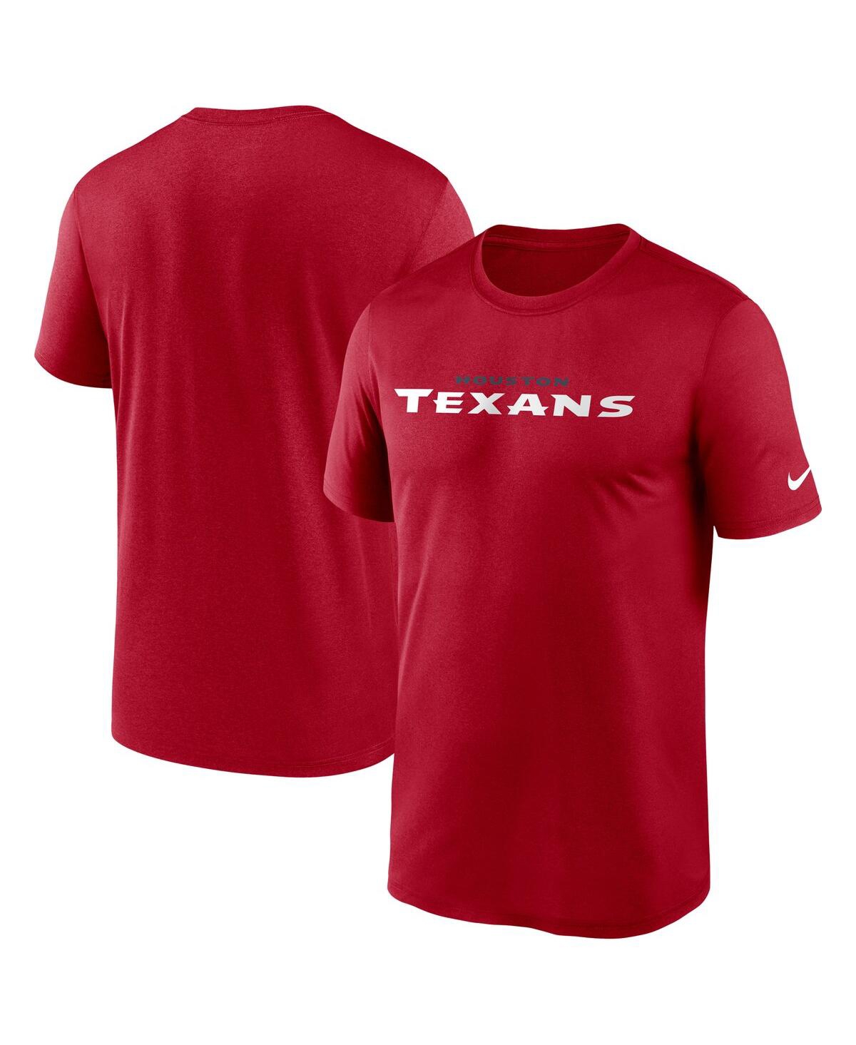 Click here for Nike Mens Red Houston Texans Wordmark Legend T-Shi... prices