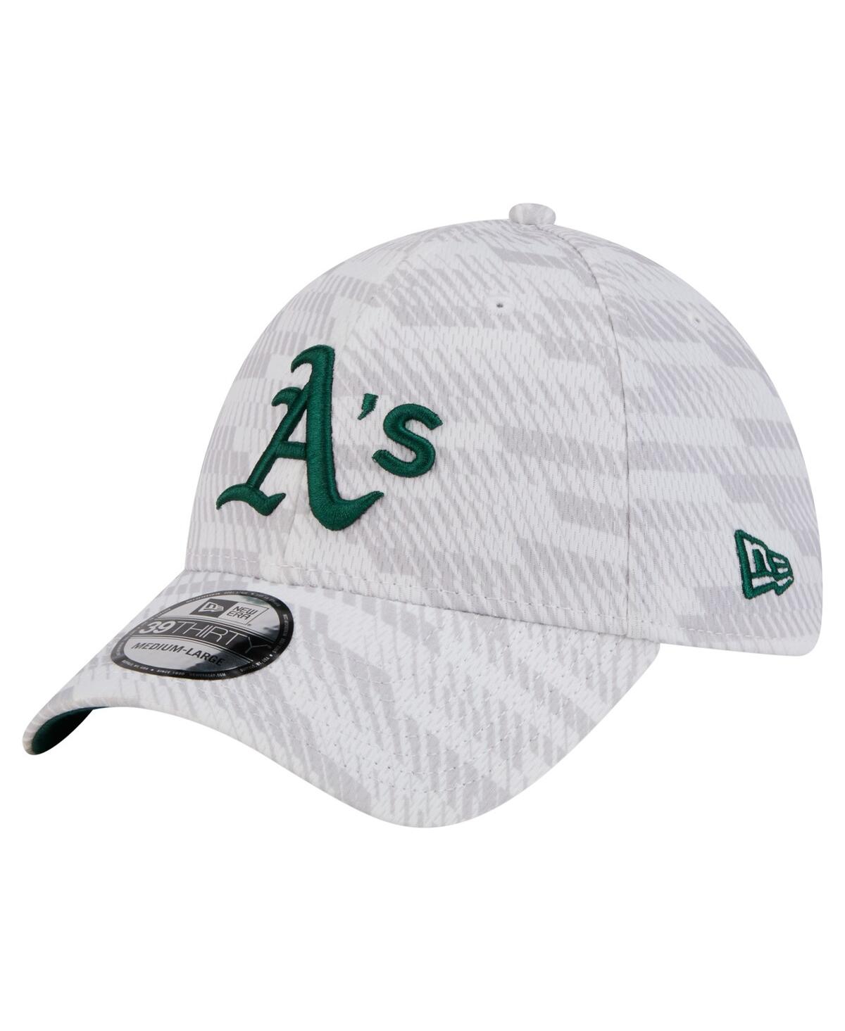 Click here for New Era Mens White Athletics Graded 39THIRTY Flex... prices