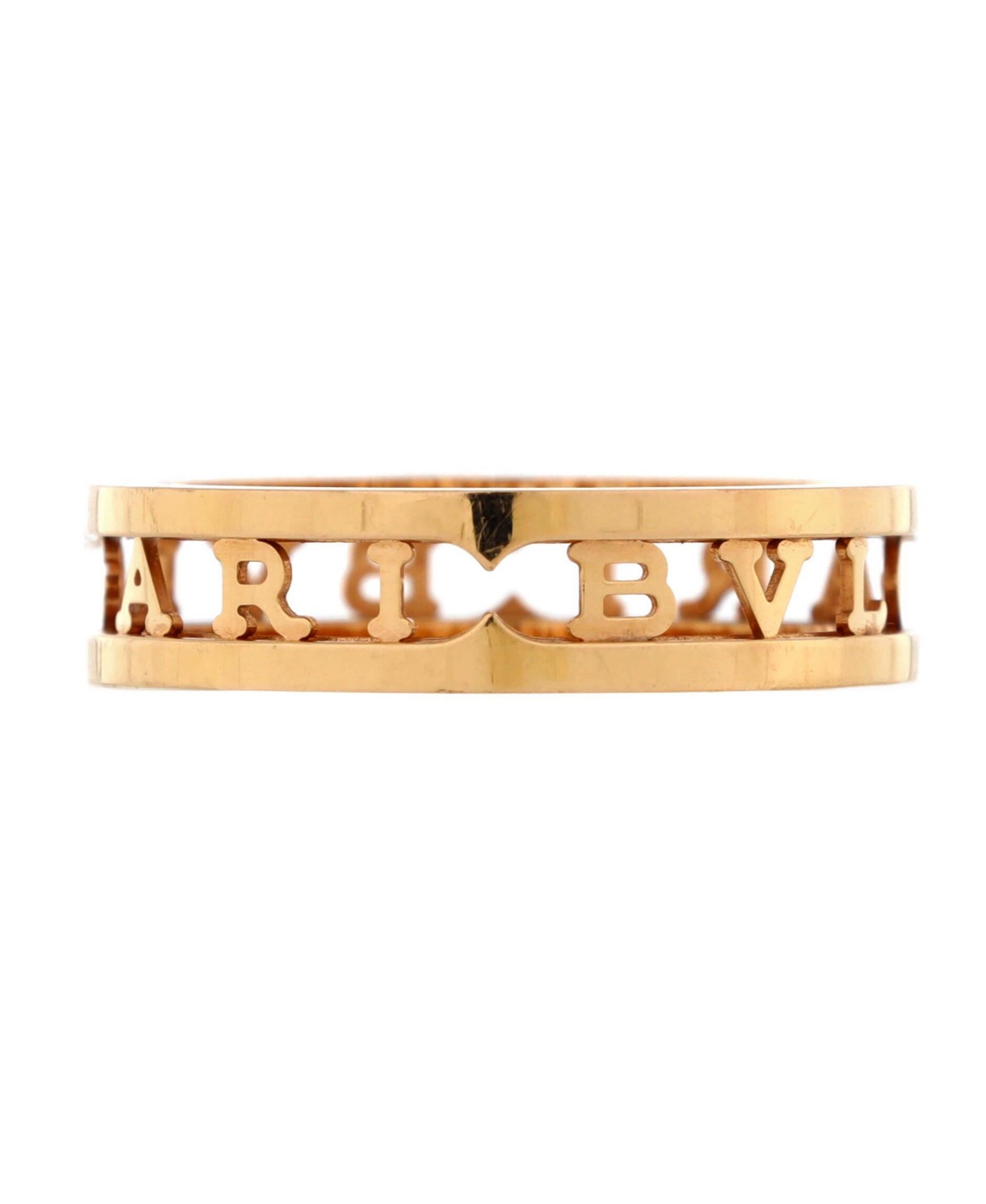 Click here for Pre-Owned Bvlgari B.Zero1 Logo Openwork Ring 18K R... prices
