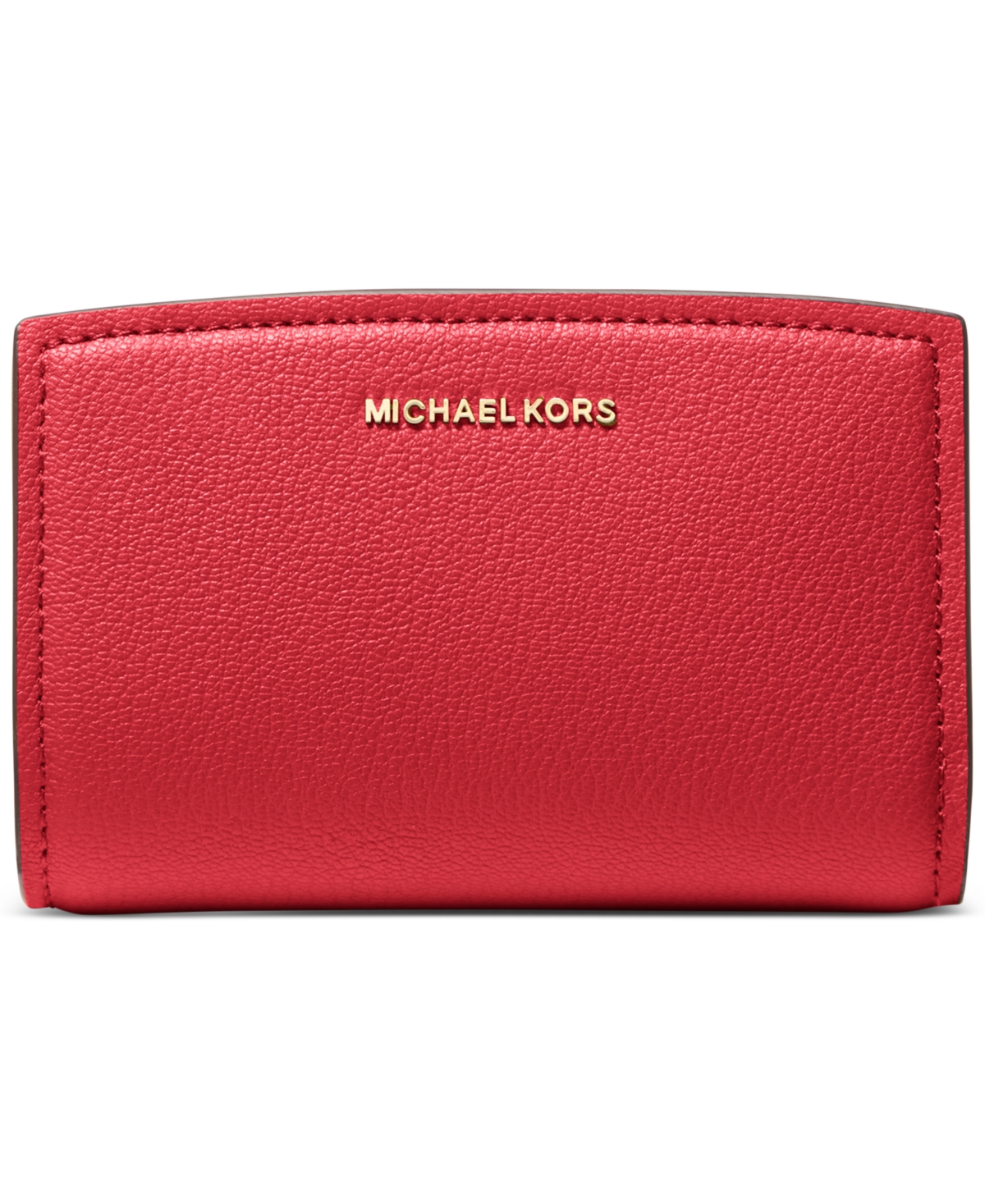 Click here for Michael Kors Bryant Leather Zip Around Wallet - Cr... prices