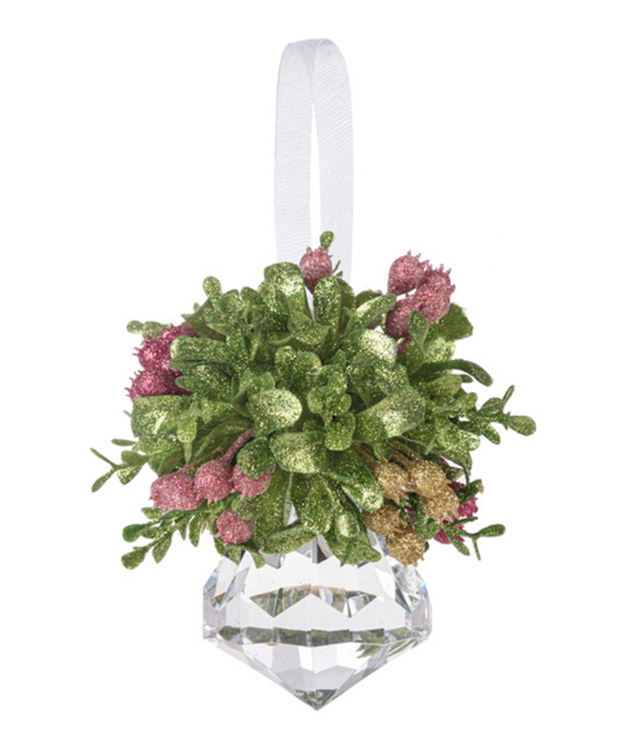 Click here for Ganz Kissing Krystals Mini Mistletoe Jewel Ornamen... prices