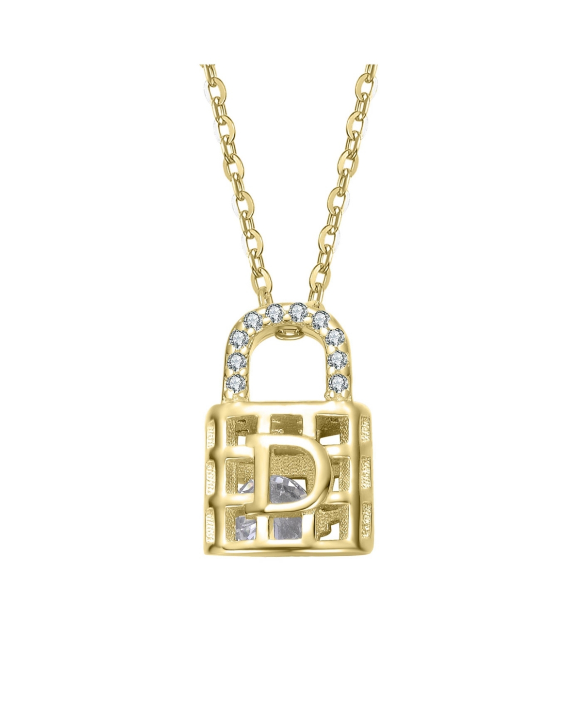 Click here for 14K Gold Plated with Clear Cubic Zirconia Accents... prices