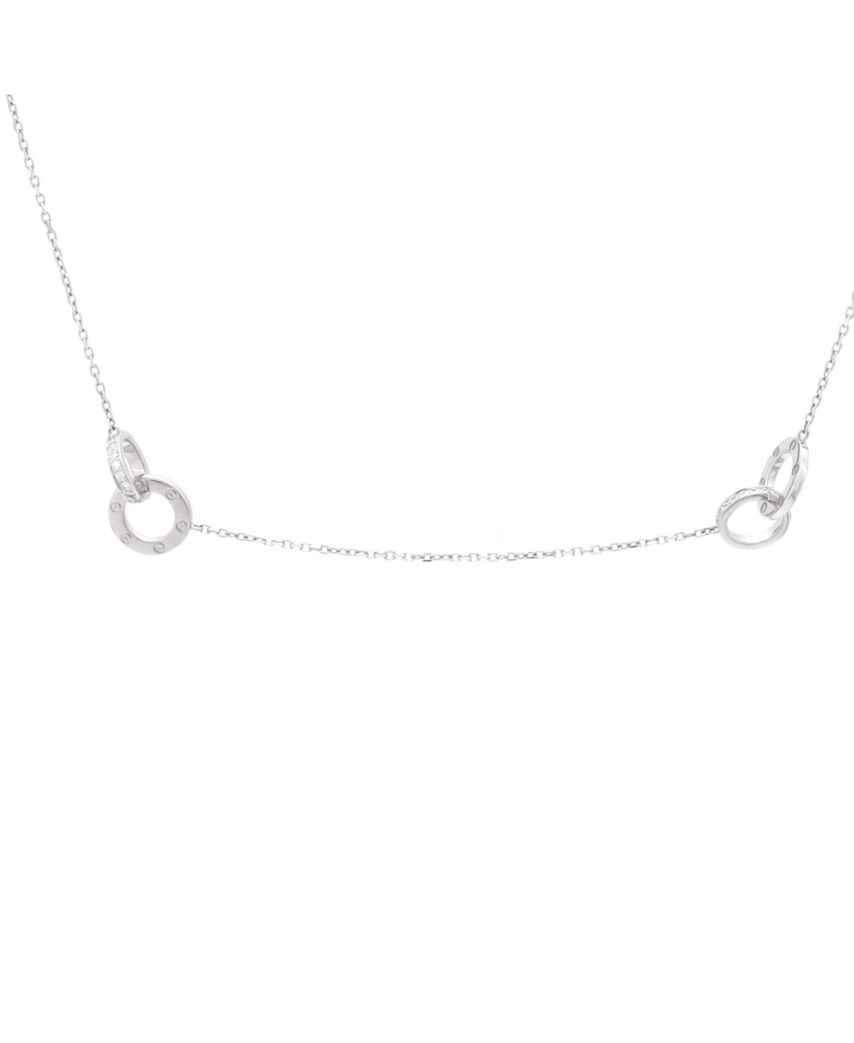Click here for Pre-Owned Cartier Love Interlocking Station Neckla... prices