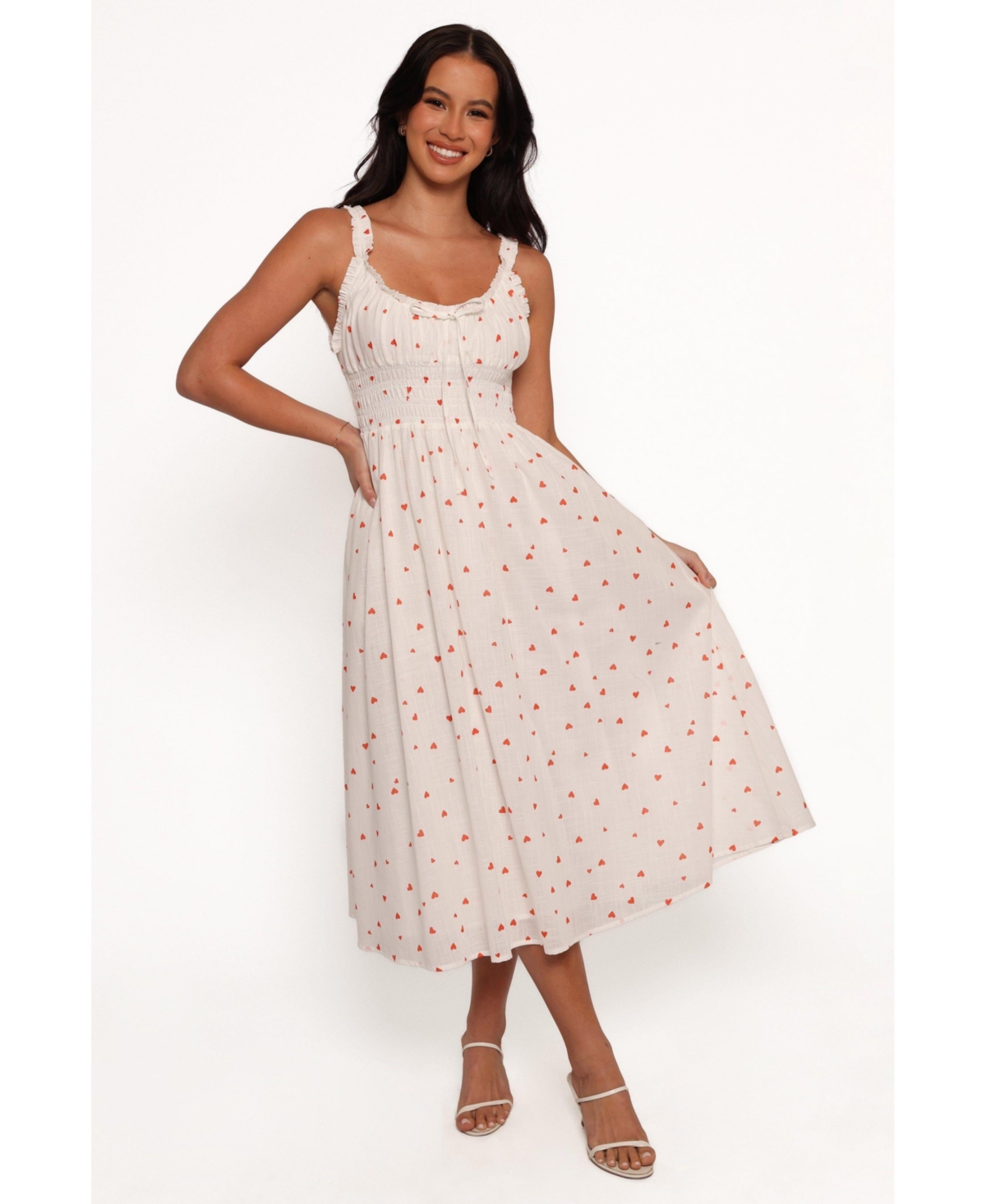 Click here for Petal and Pup Womens Auguste Midi Dress - Ditsy he... prices