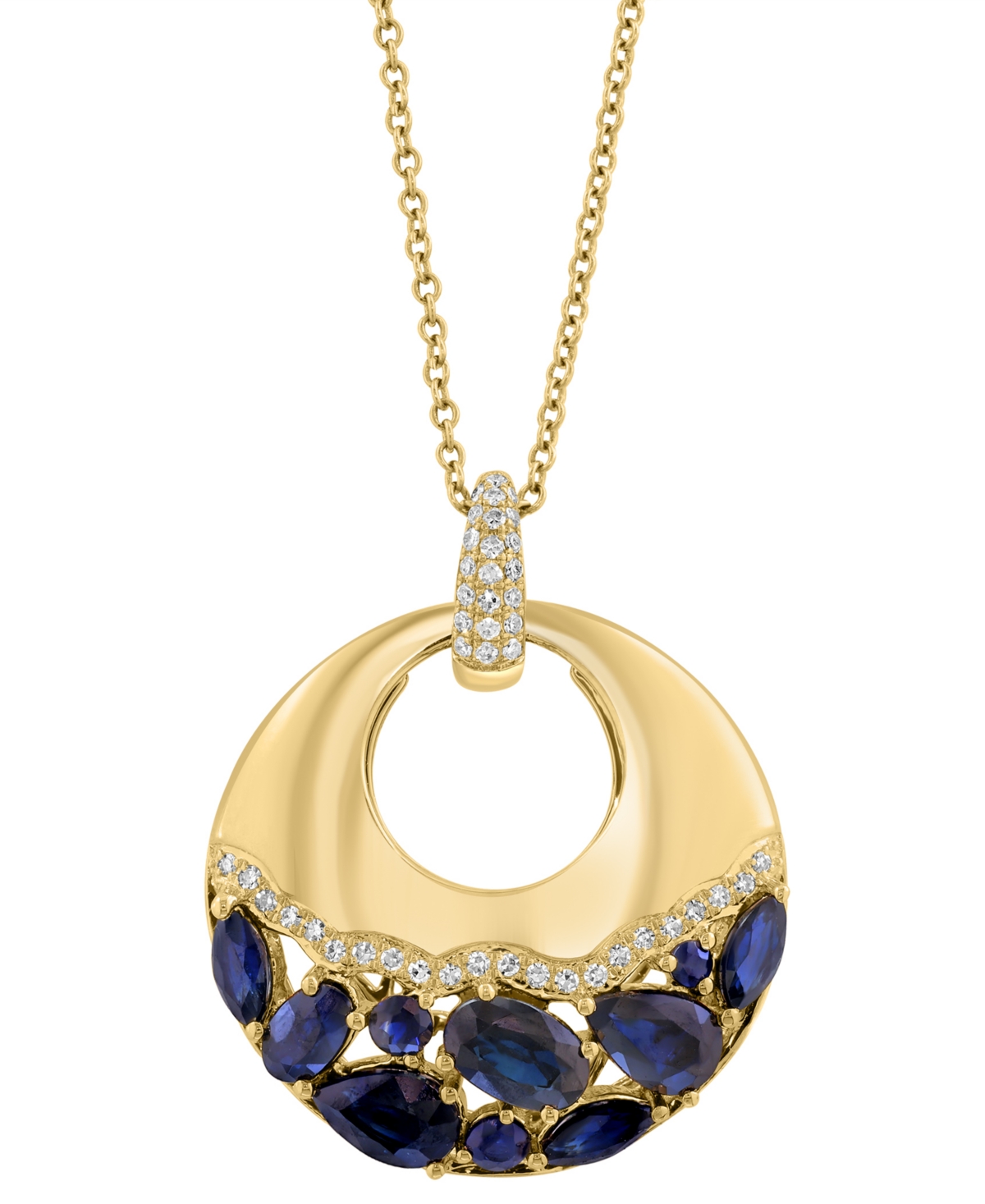 Click here for Effy Sapphire (2-1/3 ct. t.w.) & Diamond (1/6 ct.... prices
