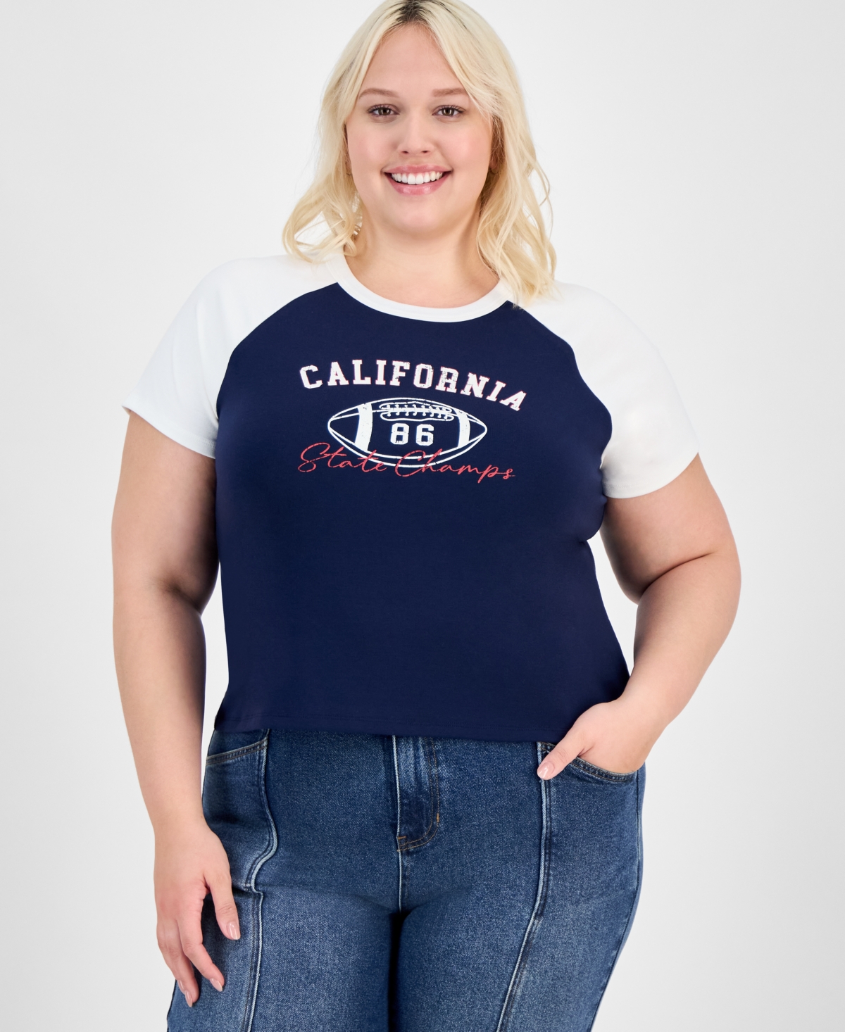 Click here for Hippie Rose Trendy Plus Rose Raglan-Sleeve Baby T-... prices