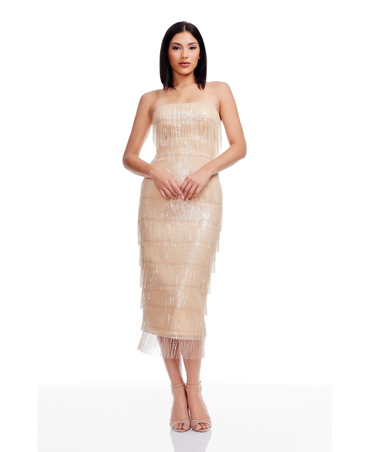 Click here for Dress the Population Womens Viviana Strapless Body... prices