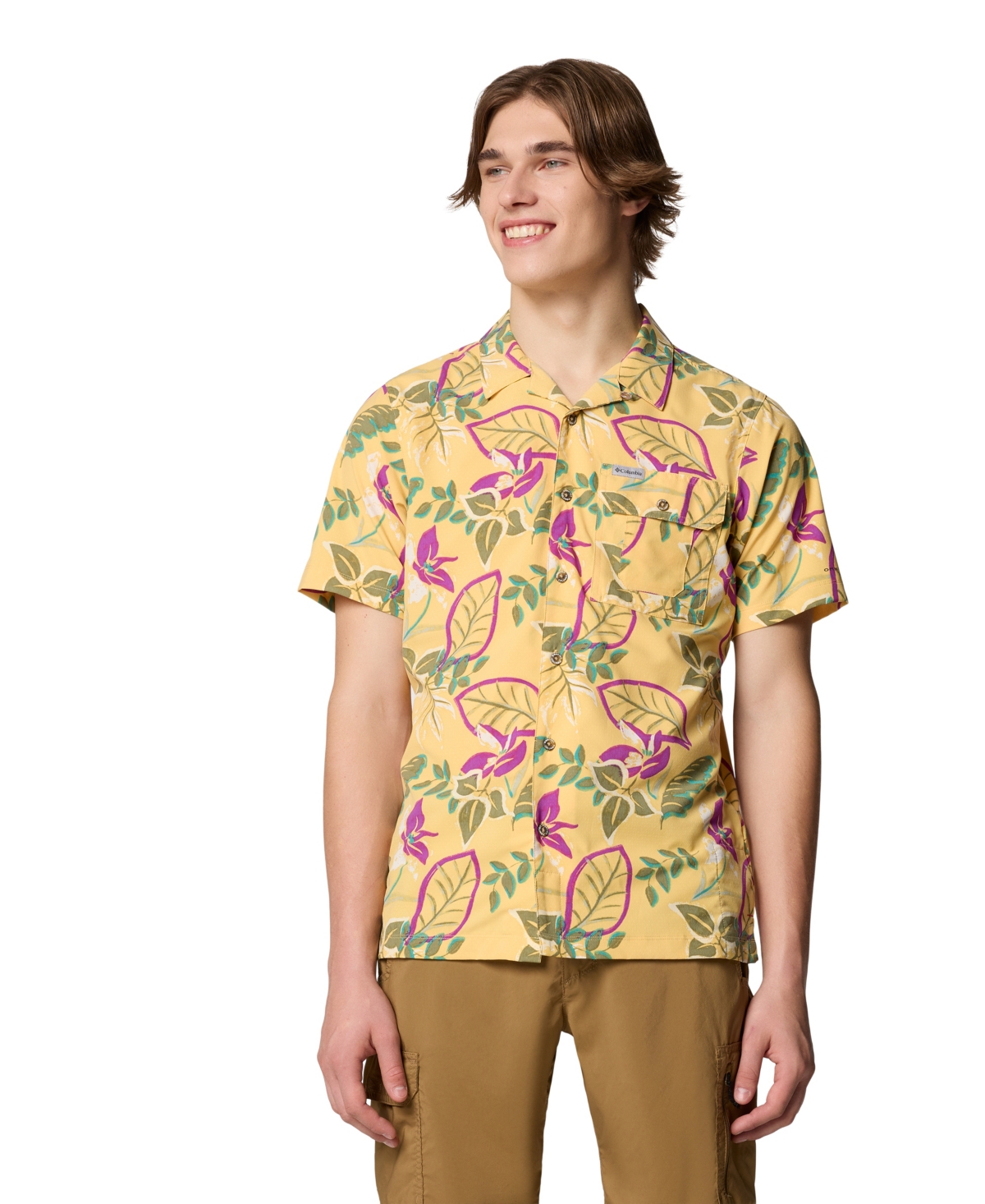 Click here for Columbia Mens Tech Trail Utility Printed Woven Sho... prices