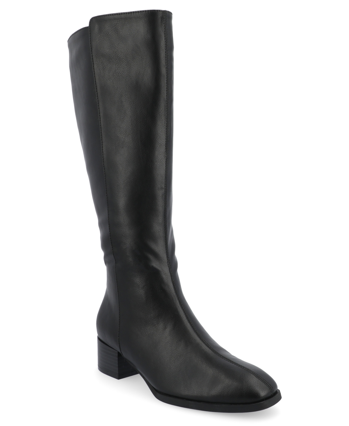 Journee Collection Womens Devri Square Toe Boots - Black