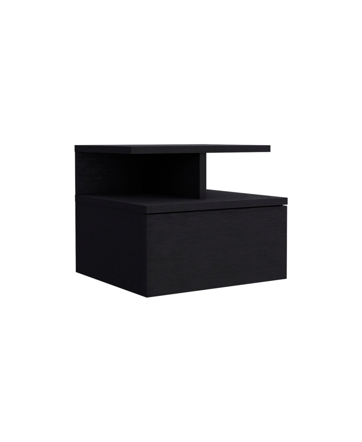 Click here for Minimalist Floating Faux Wood Nightstand with Stor... prices