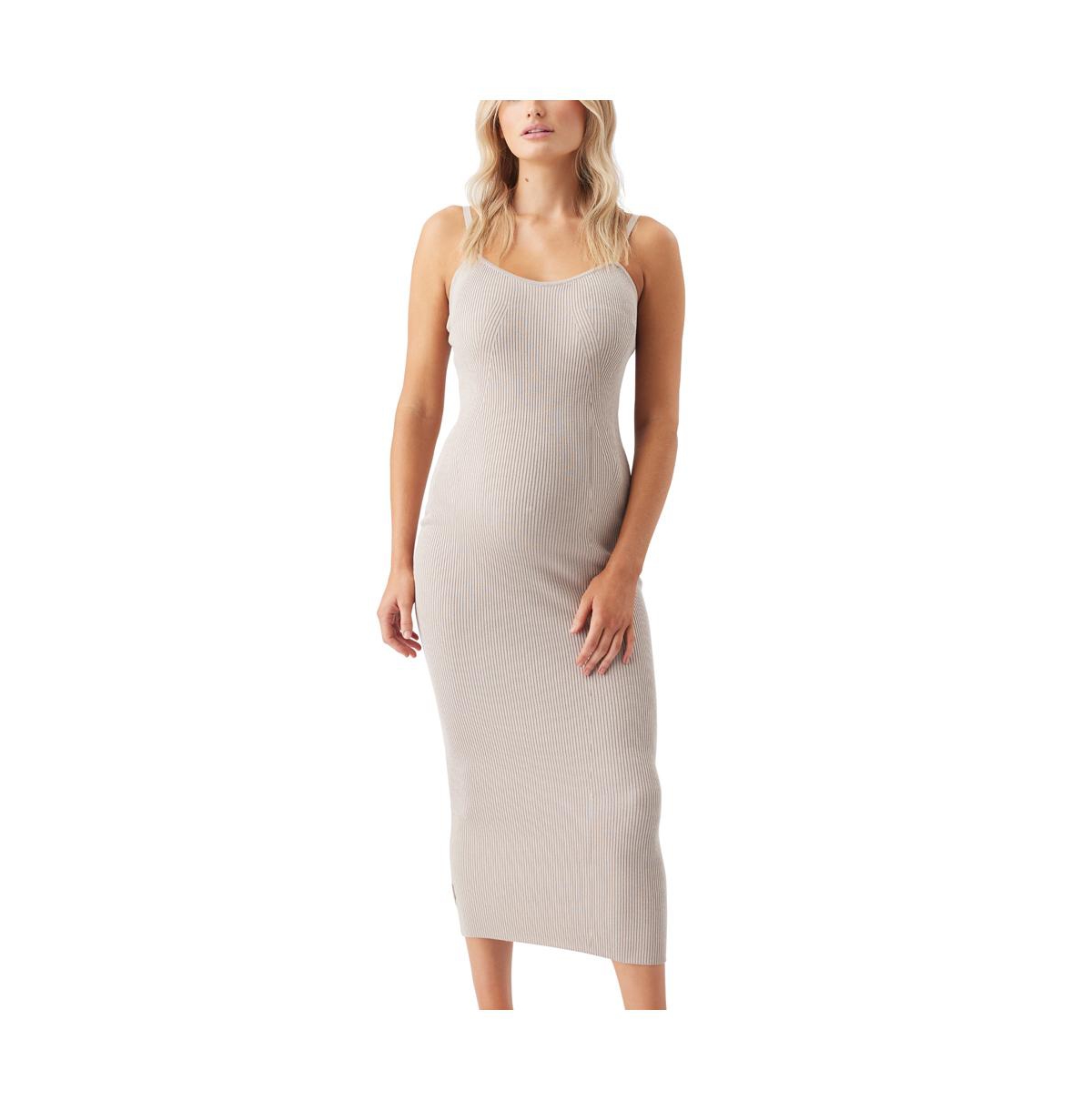 Click here for Ripe Maternity Maternity Celine Rib Knit Dress - S... prices