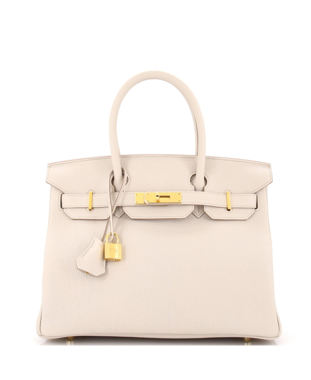 Click here for Pre-Owned Hermes Birkin 30 Handbag Light Togo with... prices