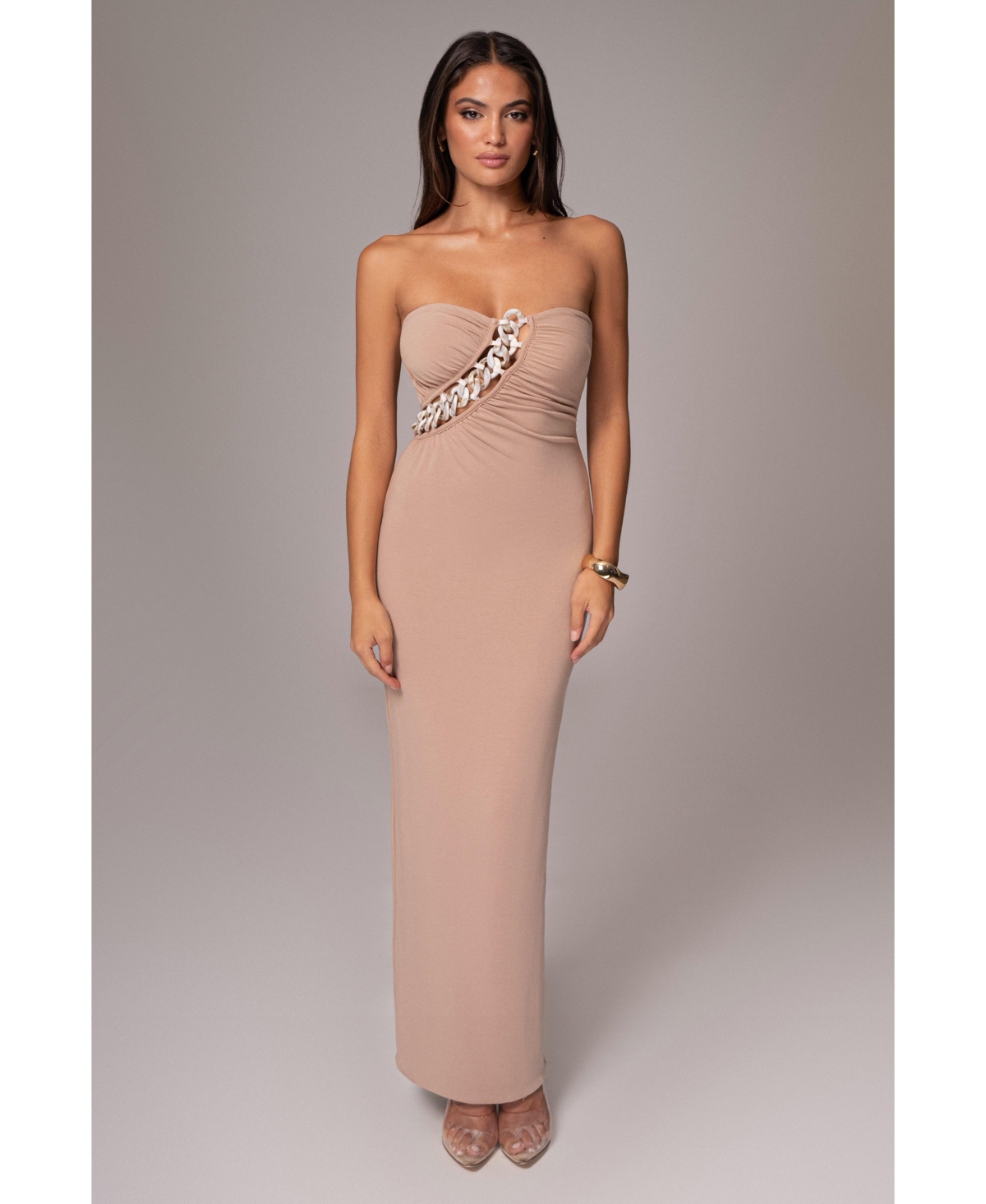 Click here for Jluxlabel Womens Clarisse One Shoulder Dress - Bei... prices