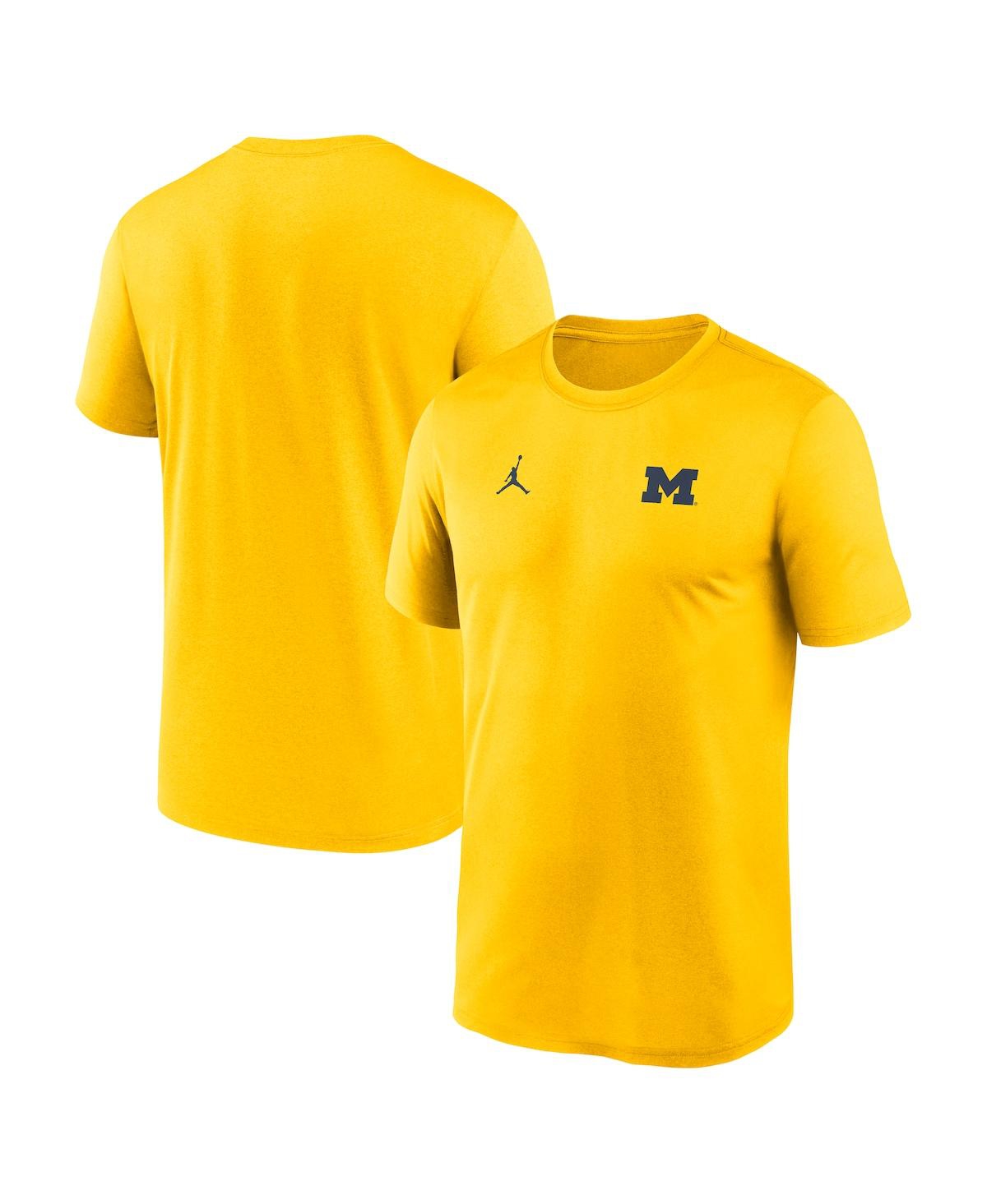 Click here for Jordan Mens Maize Michigan Wolverines 2025 Sidelin... prices