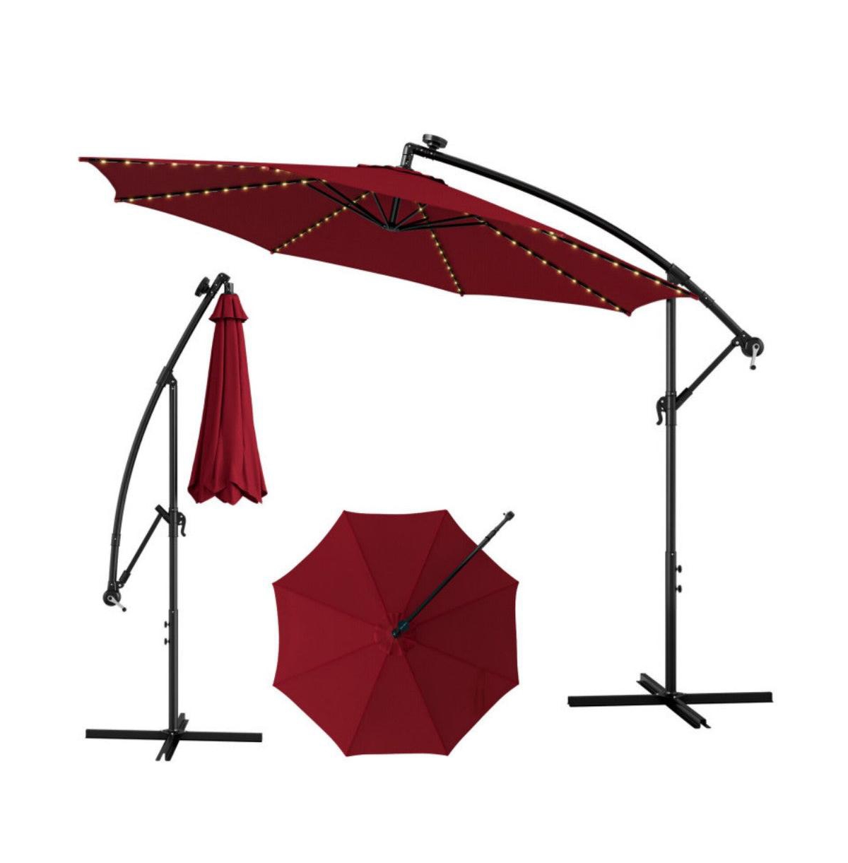 Click here for Mondawe 10 Feet Patio Umbrella with 112 Solar-Powe... prices