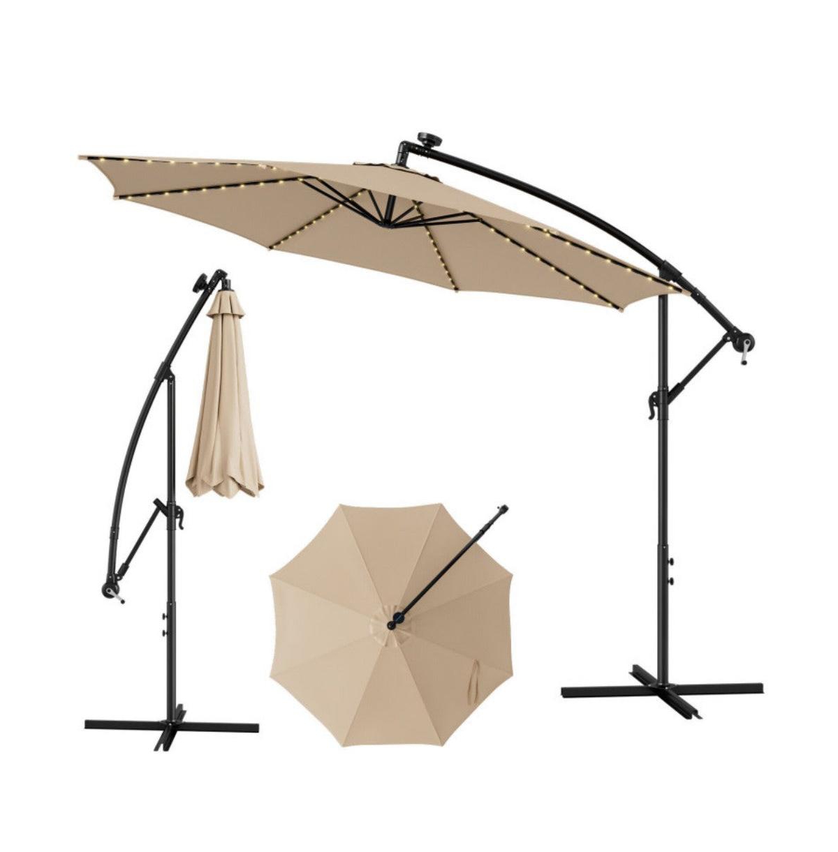 Click here for Mondawe 10 Feet Patio Umbrella with 112 Solar-Powe... prices