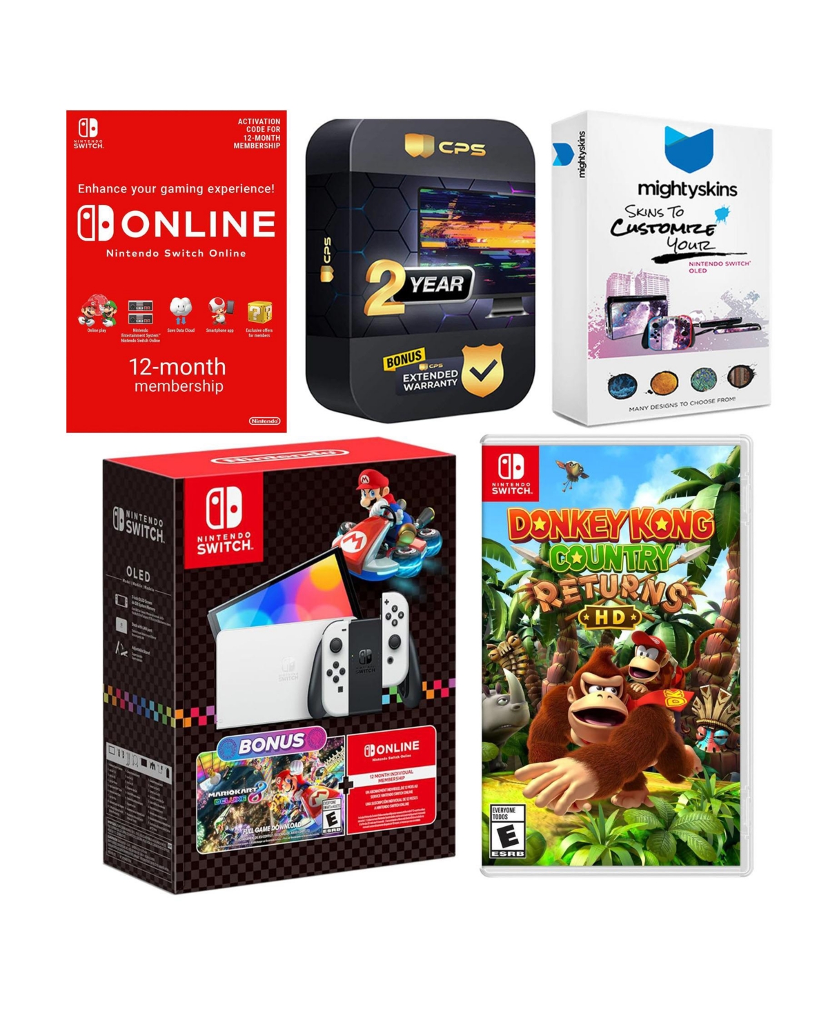 Click here for Nintendo Switch Oled Console Mario Kart 8 Bundle w... prices