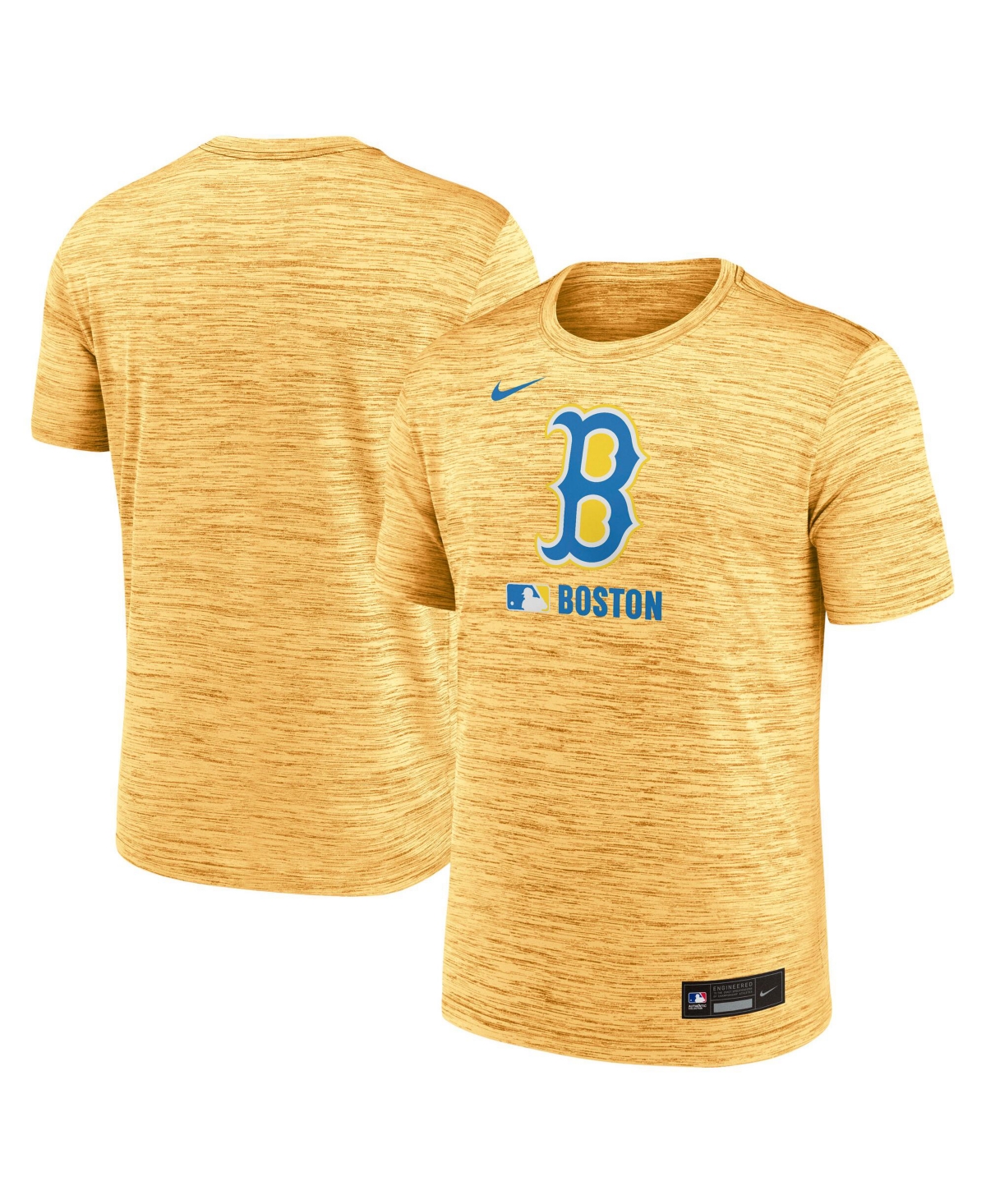 Click here for Nike Mens Gold Boston Red Sox 2025 City Connect Au... prices