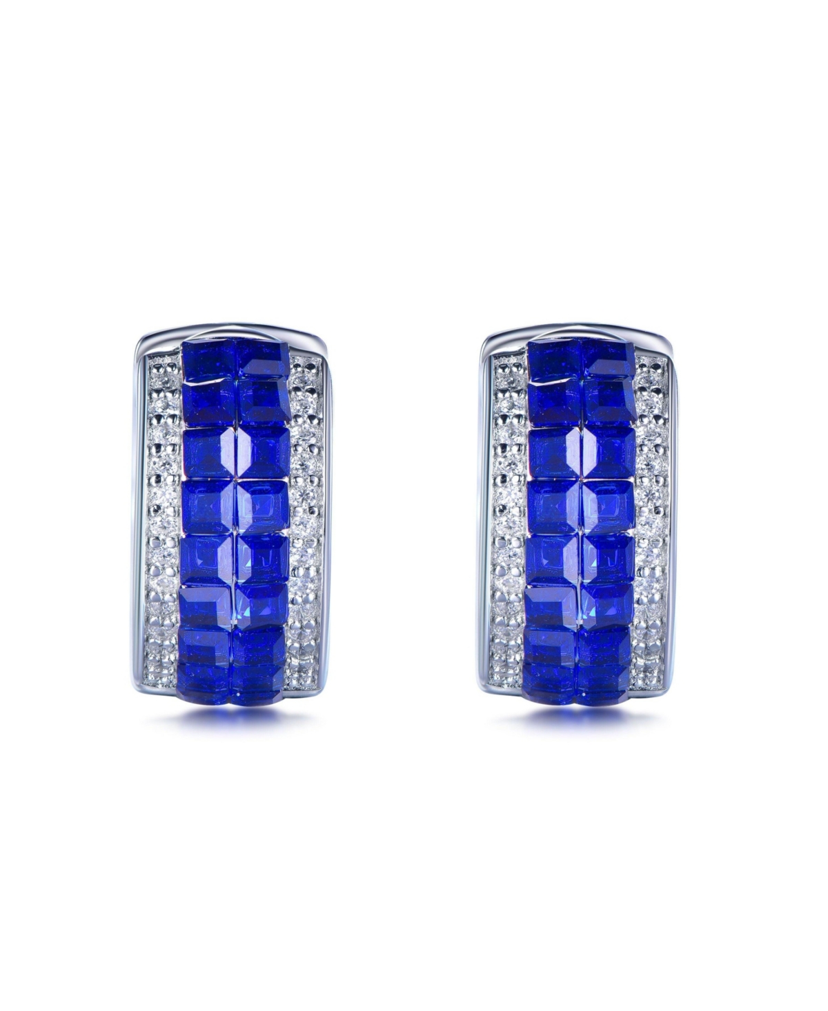 Click here for Suzy Levian Sterling Silver Invisible Set Cubic Zi... prices