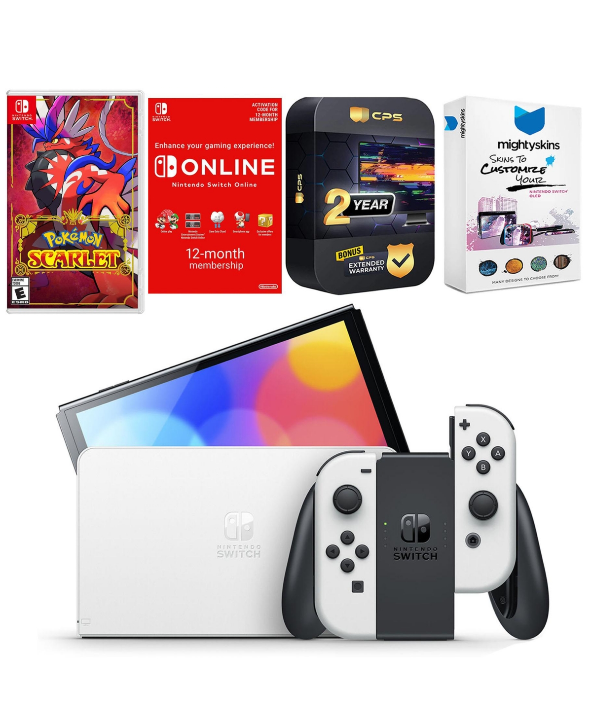 Click here for Nintendo Switch White Oled Console with Pokemon Sc... prices