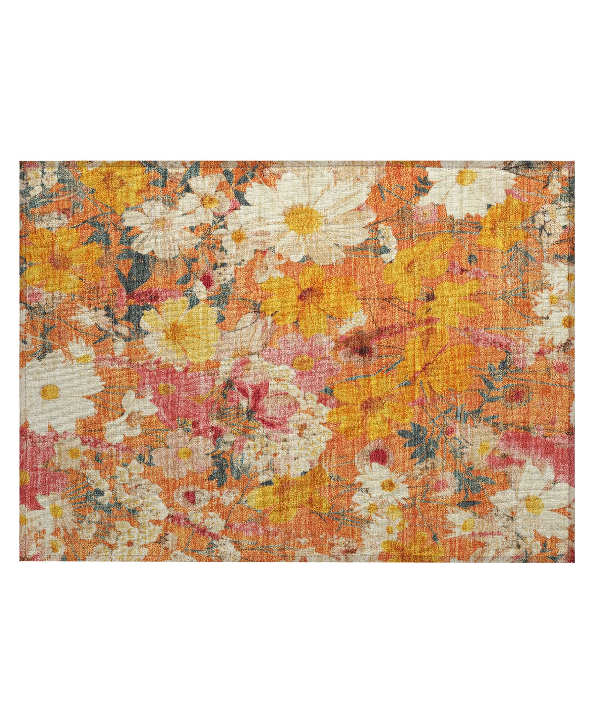 Click here for Addison Chantille ACN1510 18x26 Area Rug - Orange prices