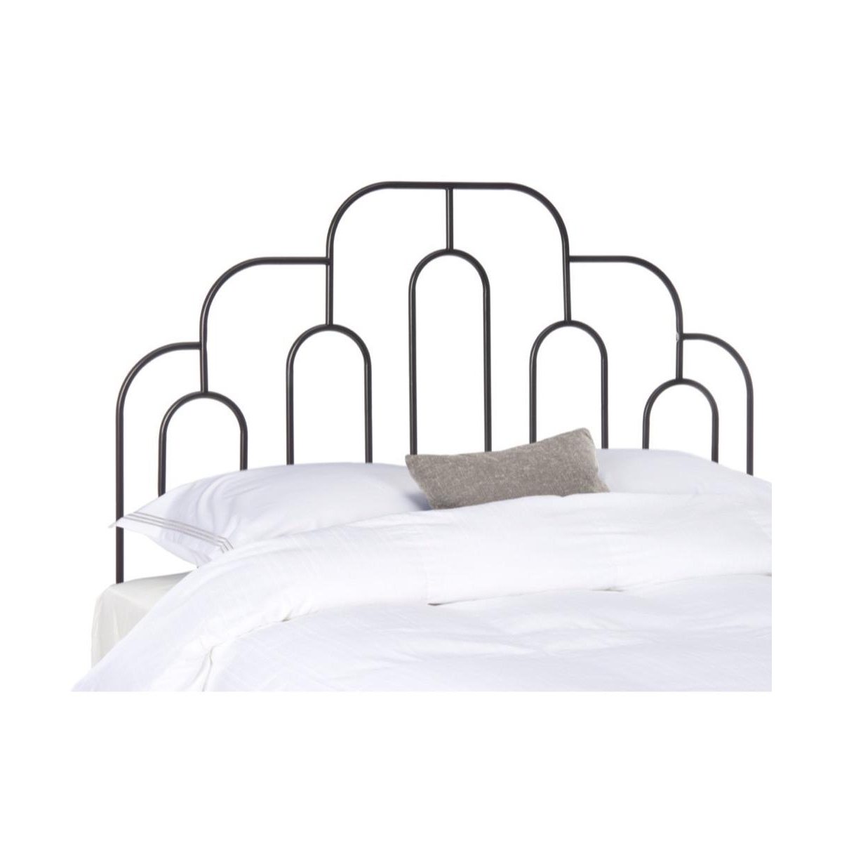 Click here for Paloma Metal Retro Queen Headboard - Black prices