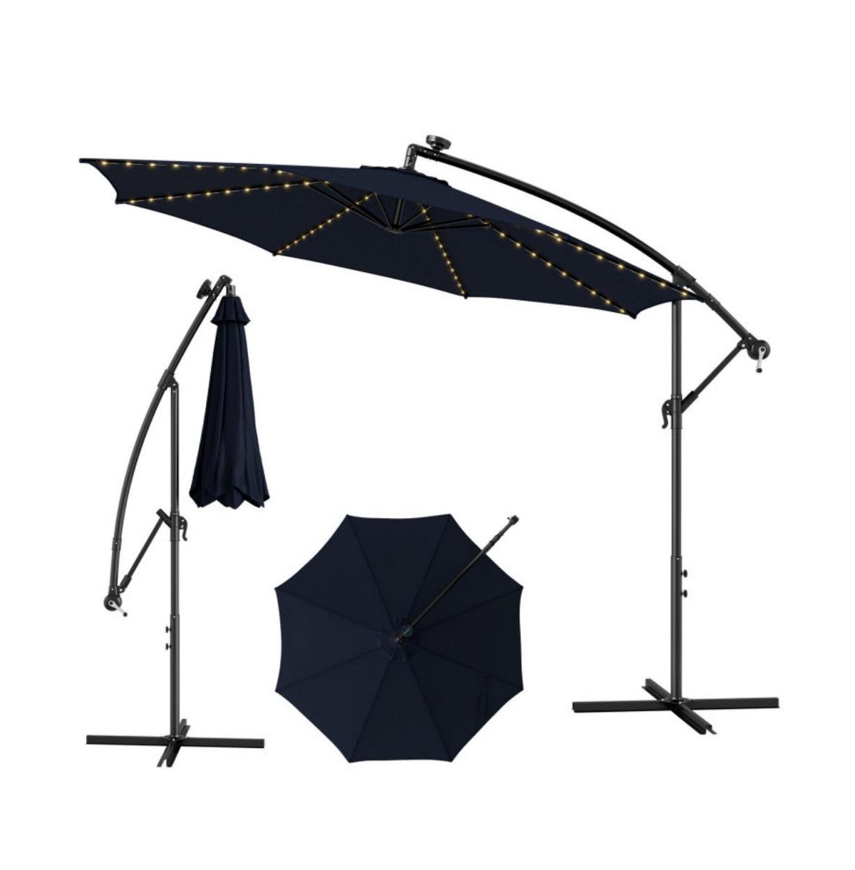 Click here for Mondawe 10 Feet Patio Umbrella with 112 Solar-Powe... prices