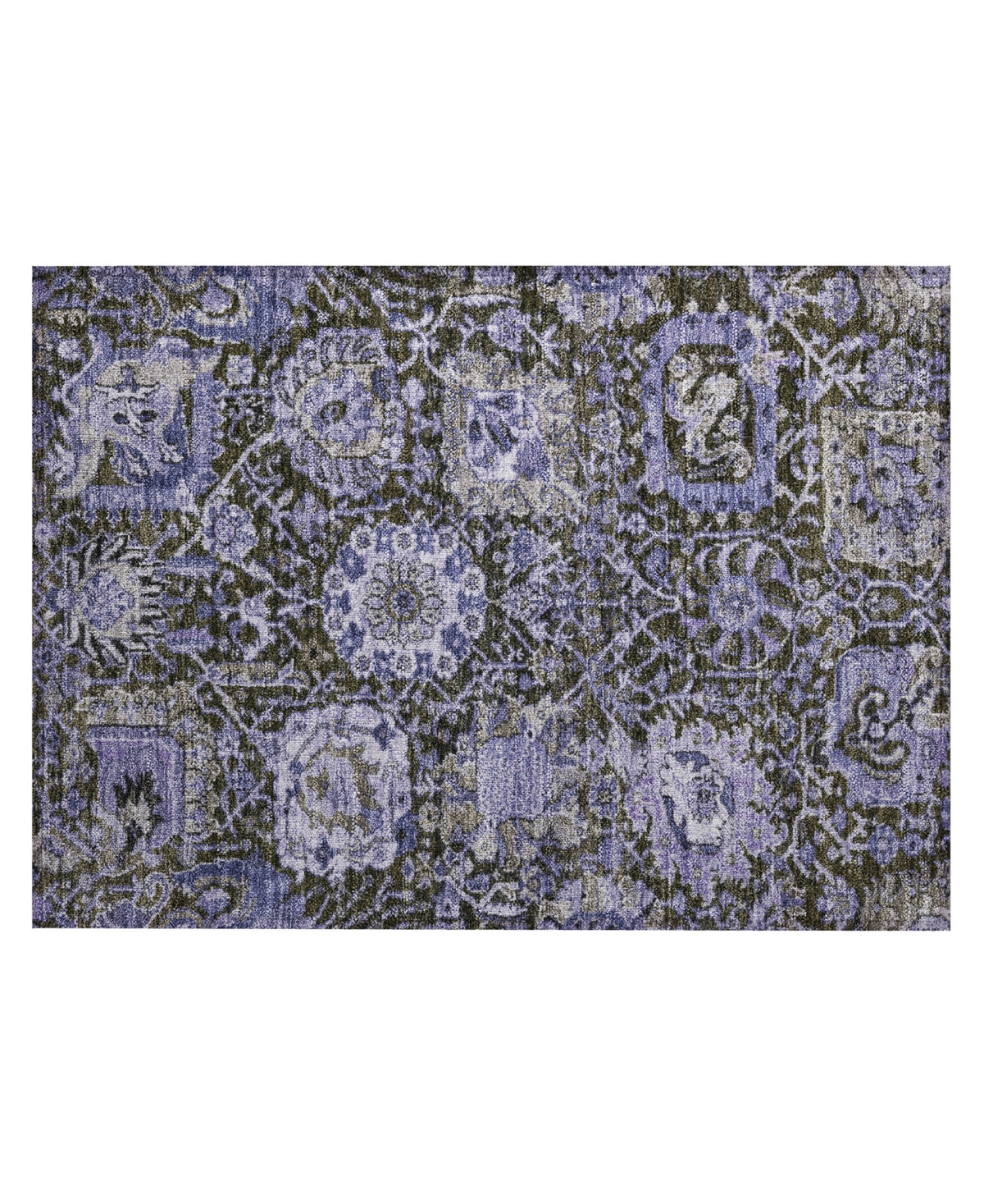 Click here for Addison Chantille ACN1323 18x26 Area Rug - Purple prices