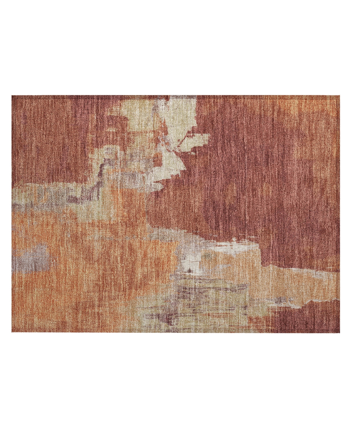 Click here for Addison Chantille ACN1335 18x26 Area Rug - Paprika prices