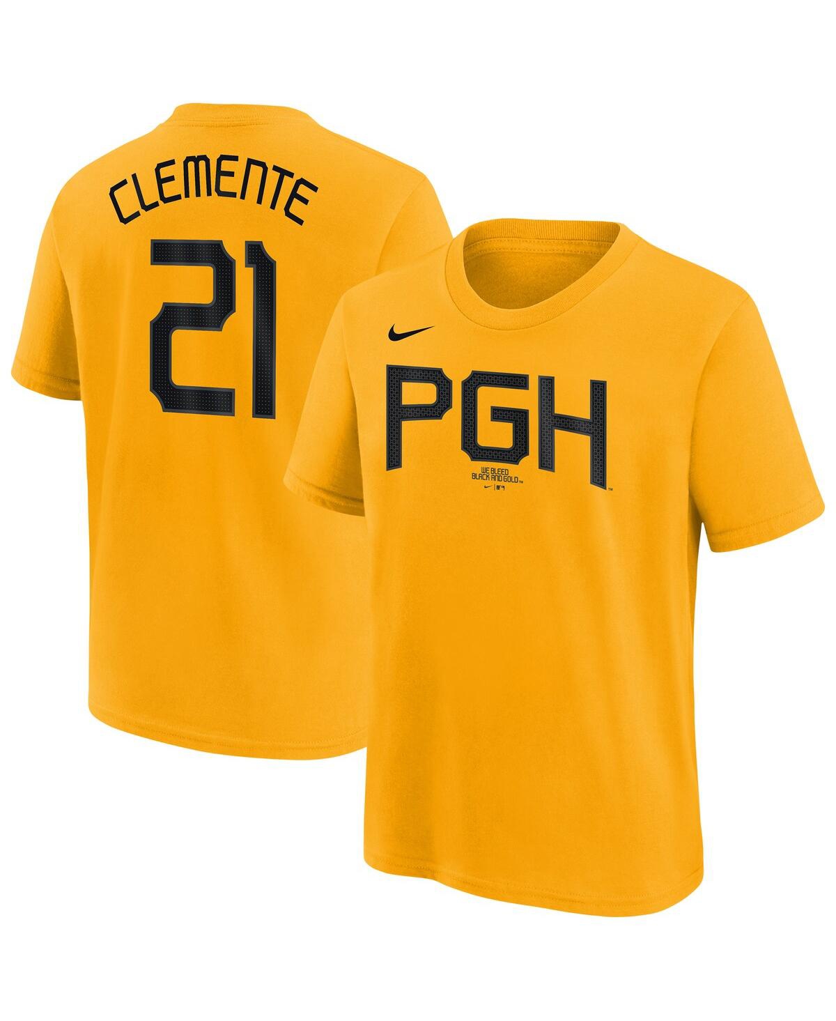 Click here for Nike Big Boys and Girls Roberto Clemente Gold Pitt... prices