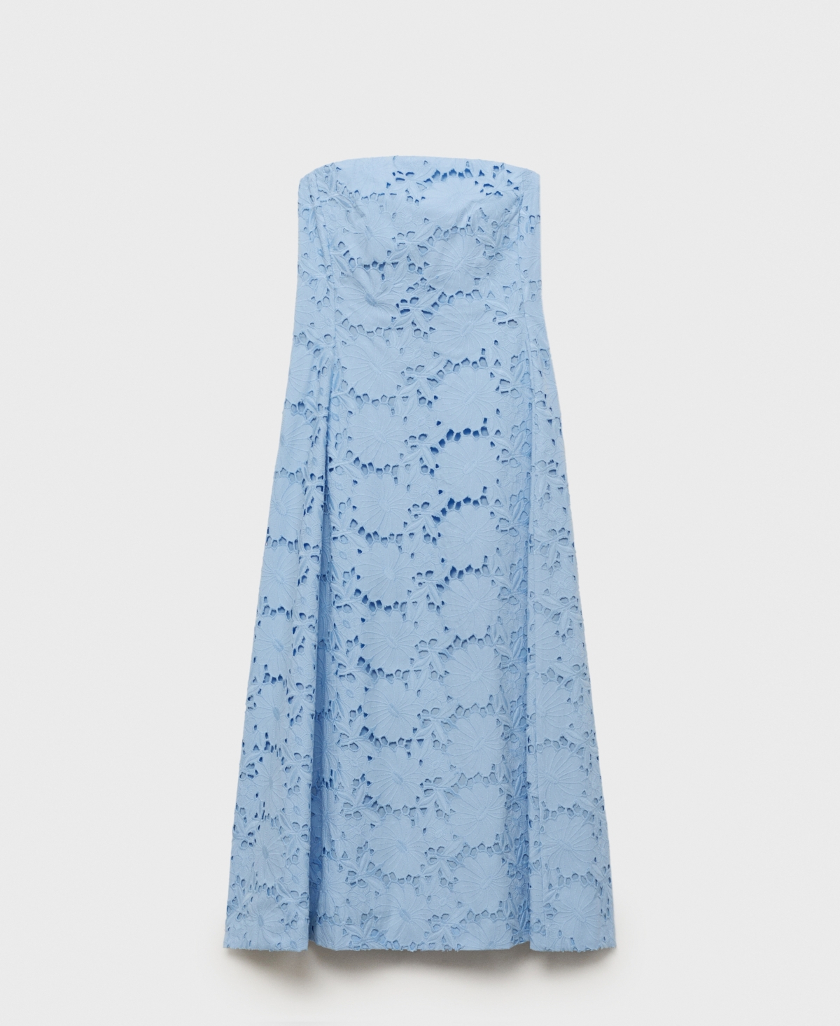 Click here for Mango Womens English Embroidered Strapless Dress -... prices